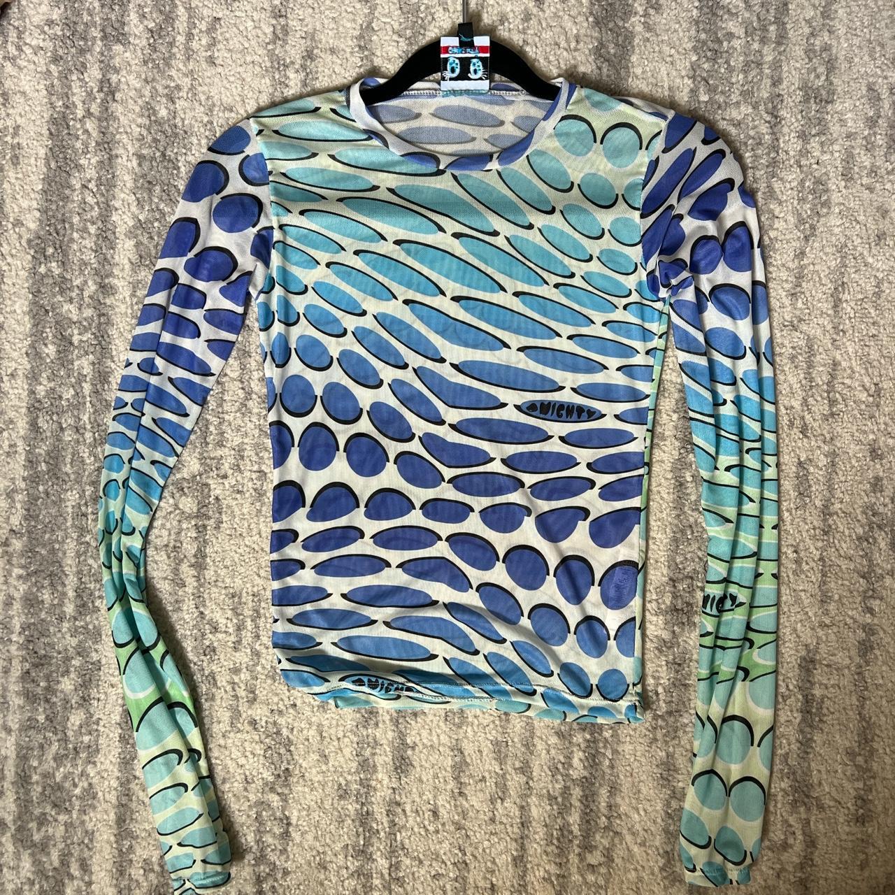 O-Mighty mesh long sleeve • • • #omighty #meshtop... - Depop