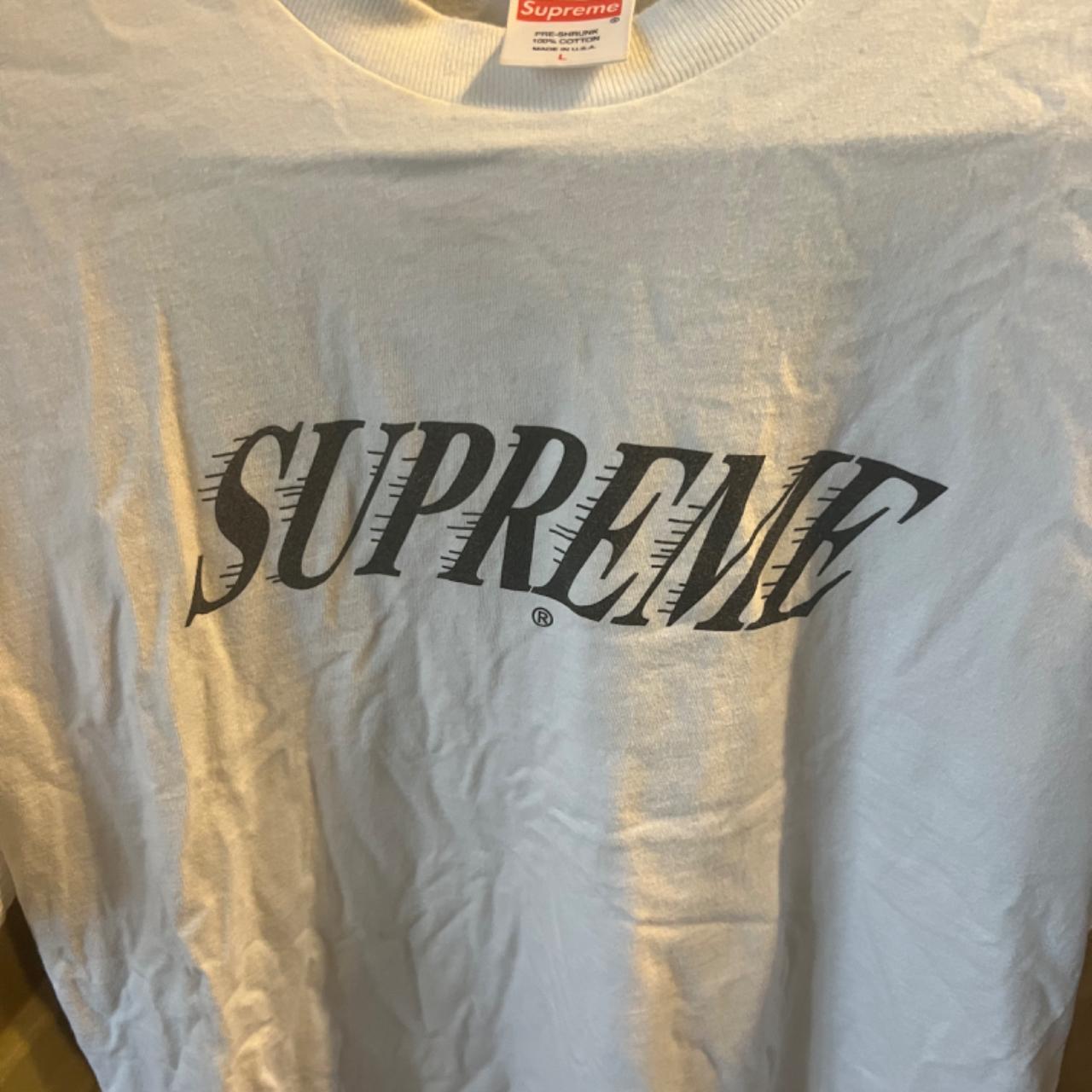 Supreme Men's White T-shirt | Depop