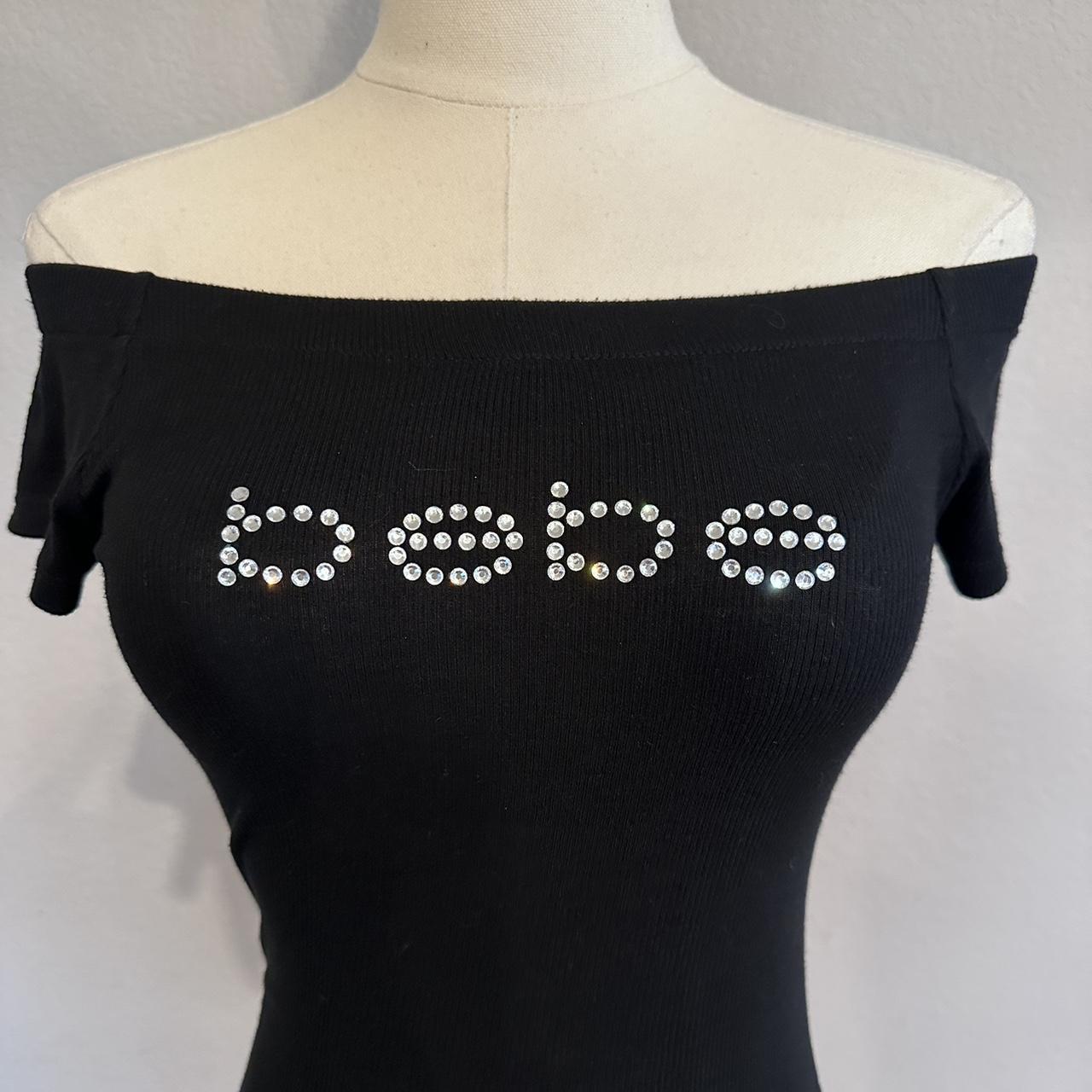 Off the shoulder embellished Bebe mini dress. It’s... - Depop
