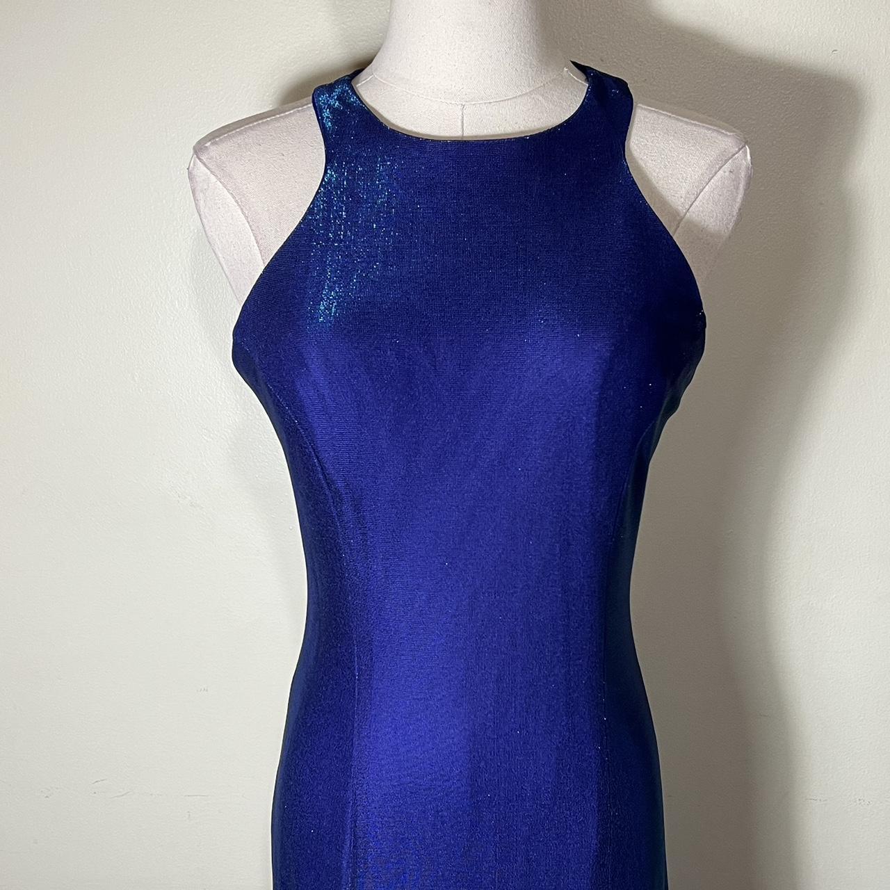 Color shifting dress. Goes from a dark blue to a... - Depop