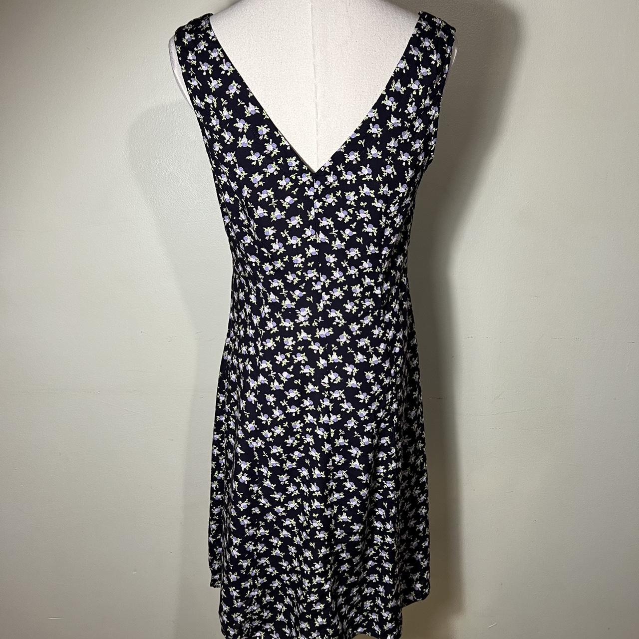 MODA International floral sun dress. Side zipper... - Depop