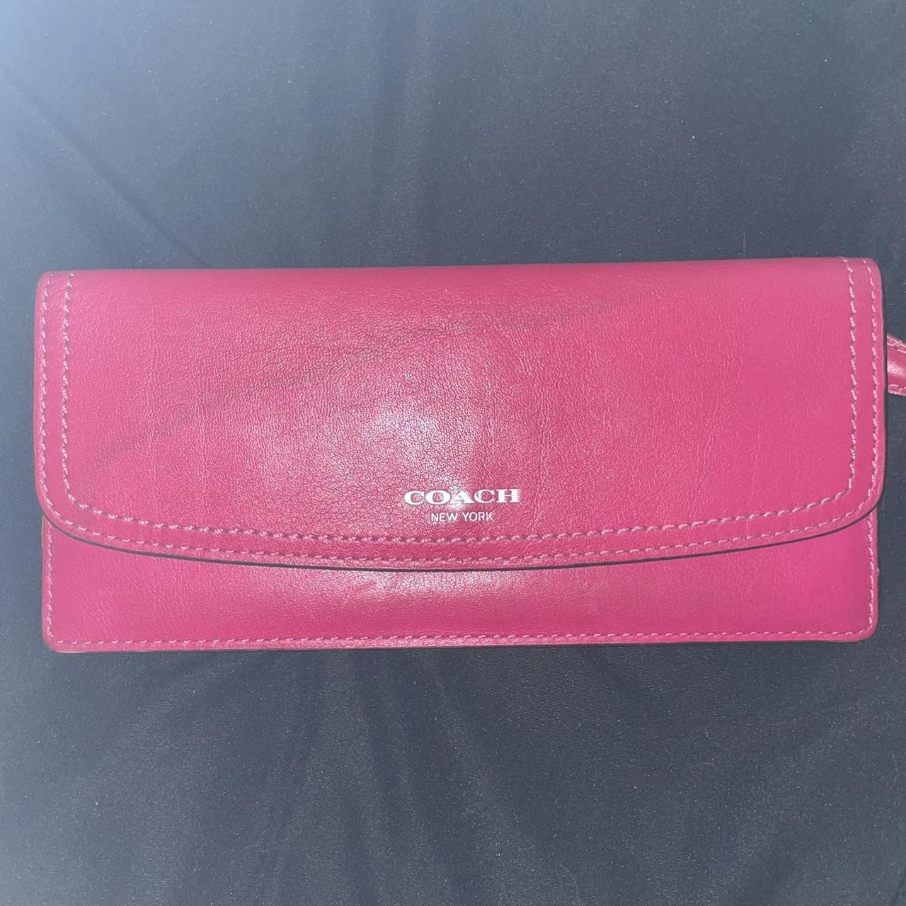 Coach / Pink Long Wallet - Depop