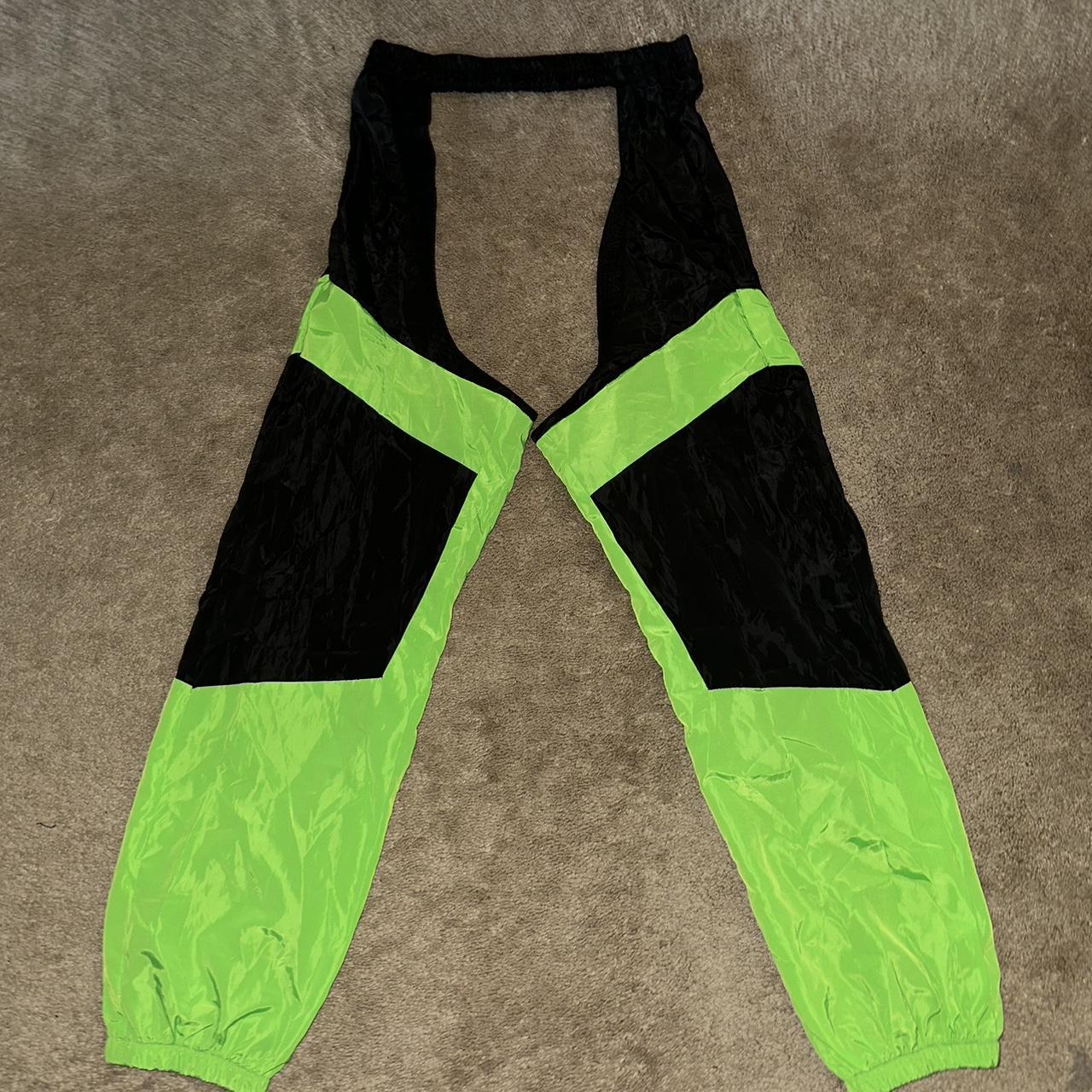 neon chaps- never worn #edm #festival #rave... - Depop
