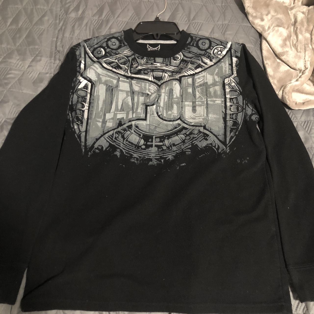 TAPOUT black thermal sweater in perfect... - Depop