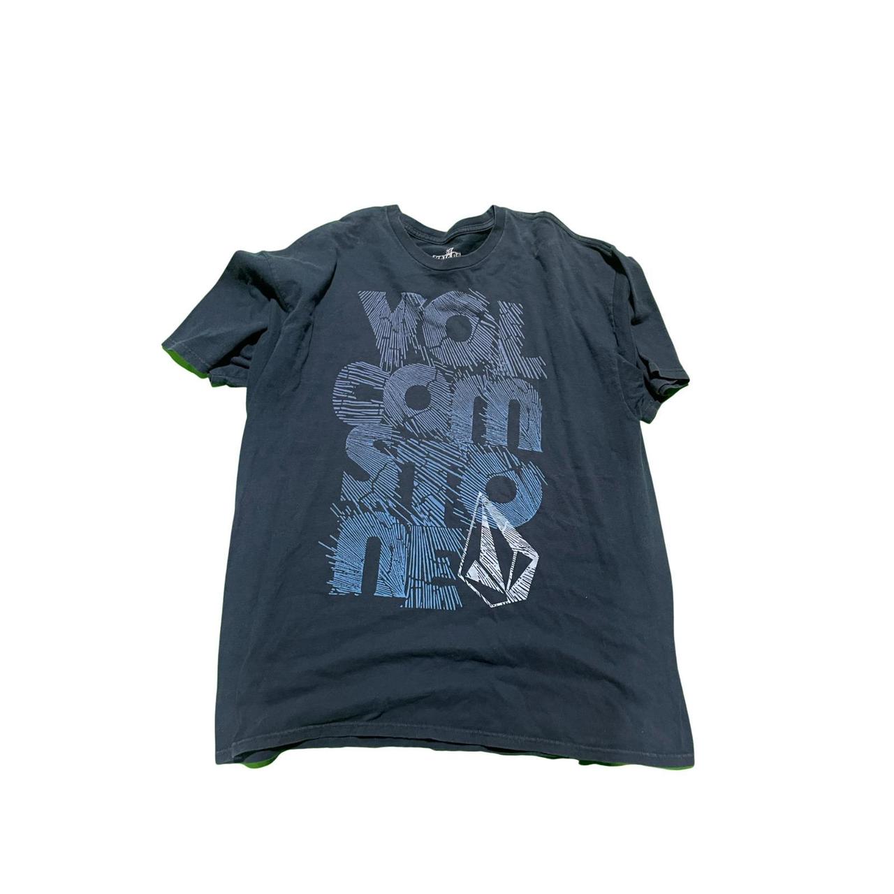 Volcom Men's Blue Shirt | Depop