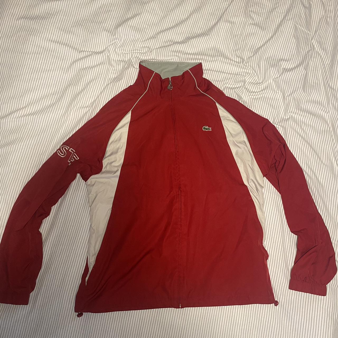 very rare vintage red Lacoste tracksuit absolute... - Depop