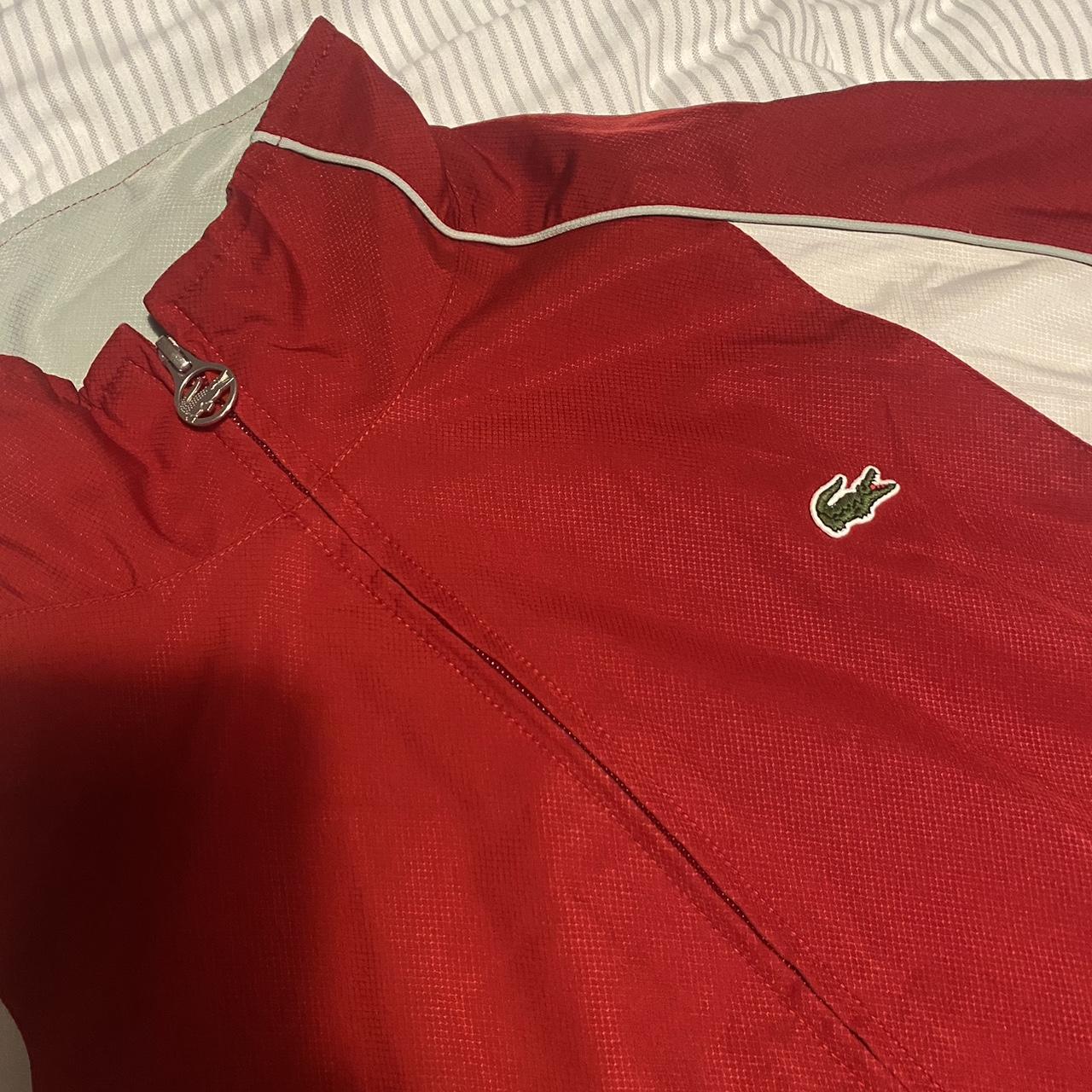 very rare vintage red Lacoste tracksuit absolute... - Depop