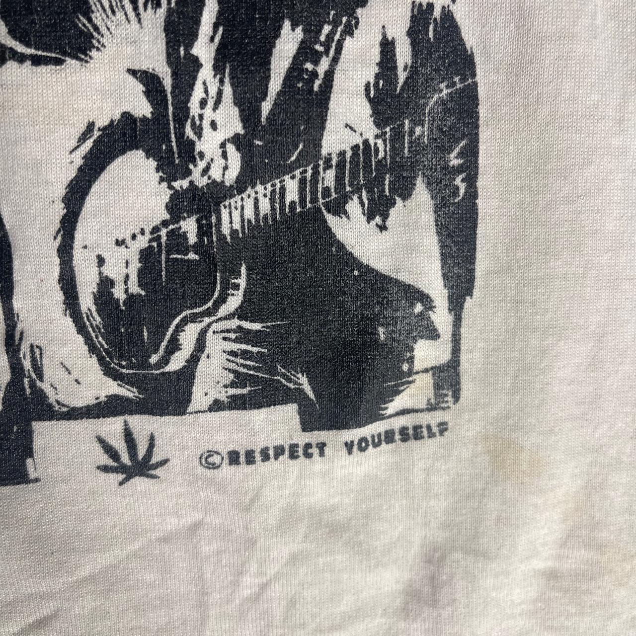 Vintage Bob Marley Jah Live Respect Yourself Rap Tee... - Depop