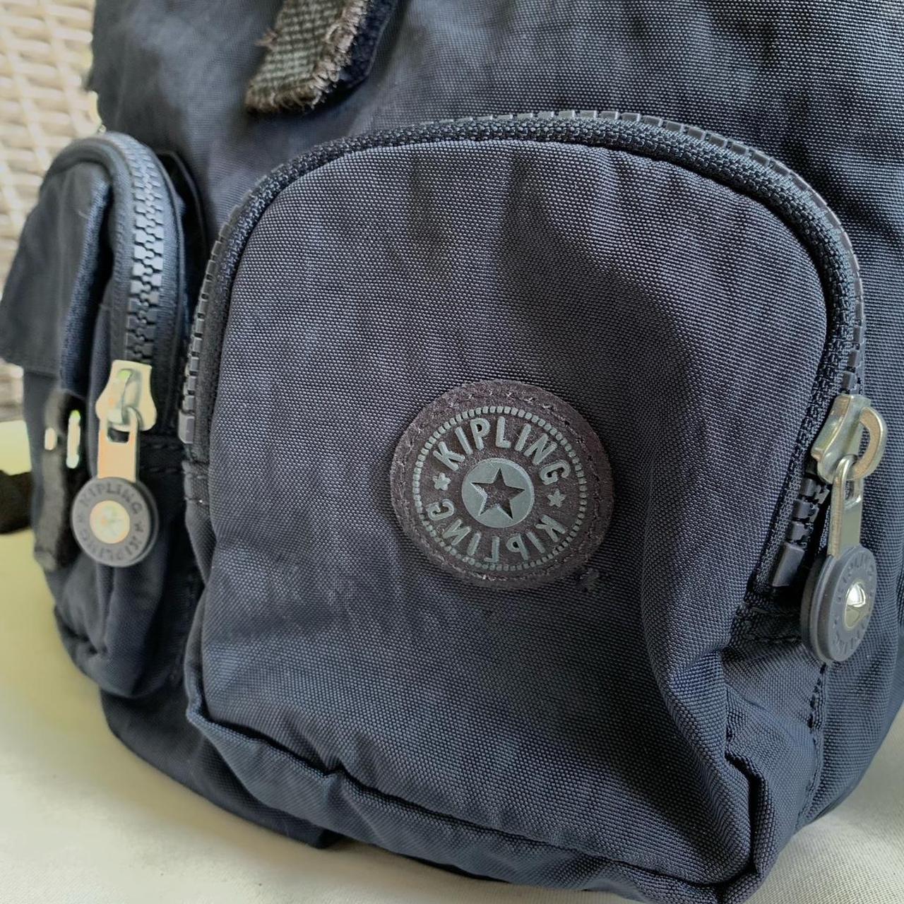 Kipling Lovebug Mini Backpack in Charcoal Grey ️ 🐞... - Depop