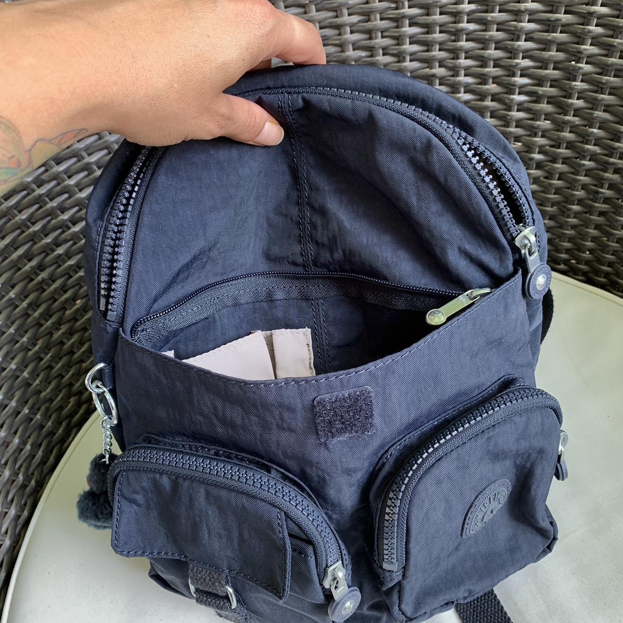 Kipling Lovebug Mini Backpack in Charcoal Grey ️ 🐞... - Depop