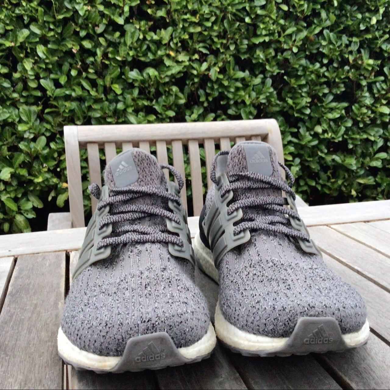 Adidas Ultra Boost Grey - Size Y4.5 - Amazing... - Depop