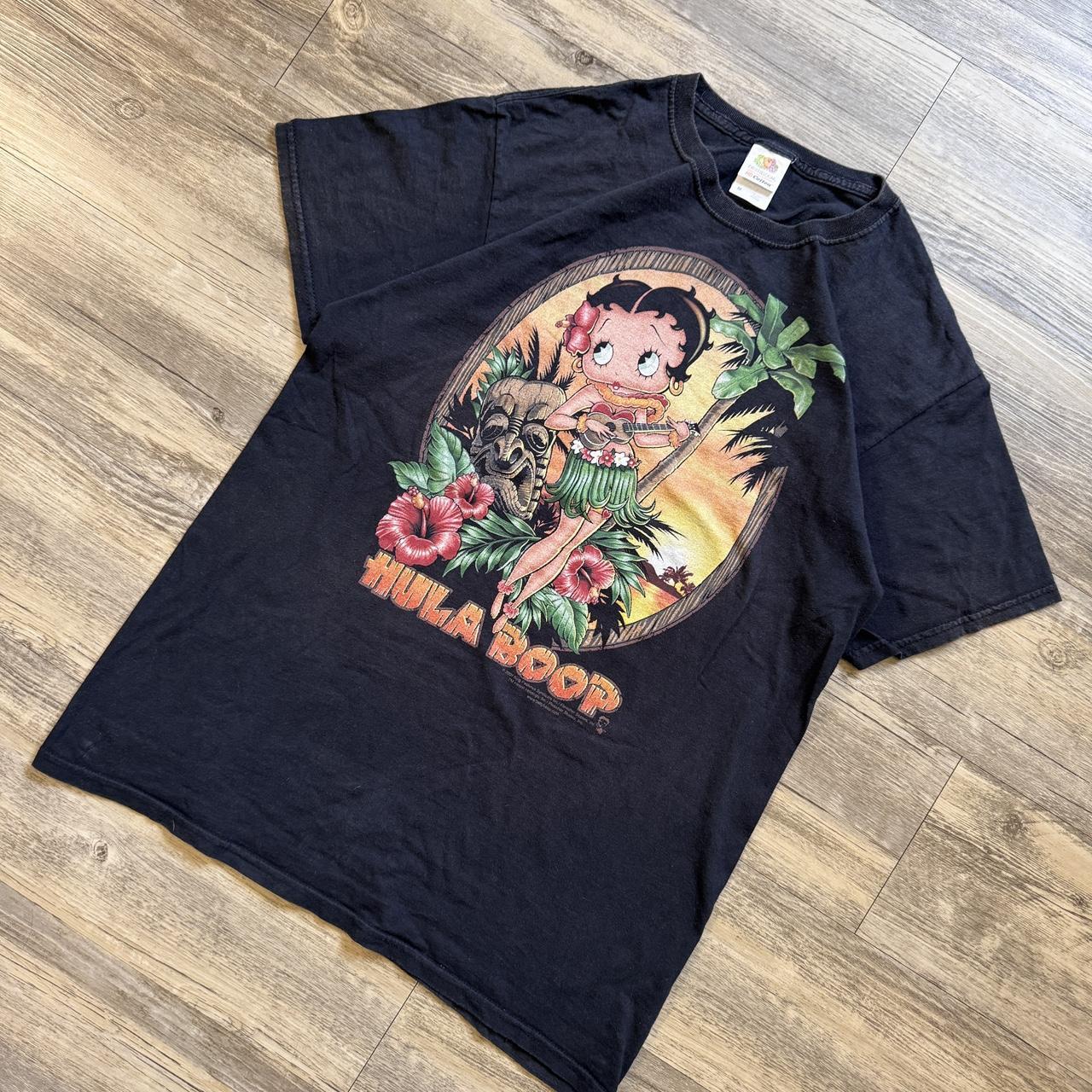 Vintage 2000s Betty Boop “Hula Boop” Black... | Depop