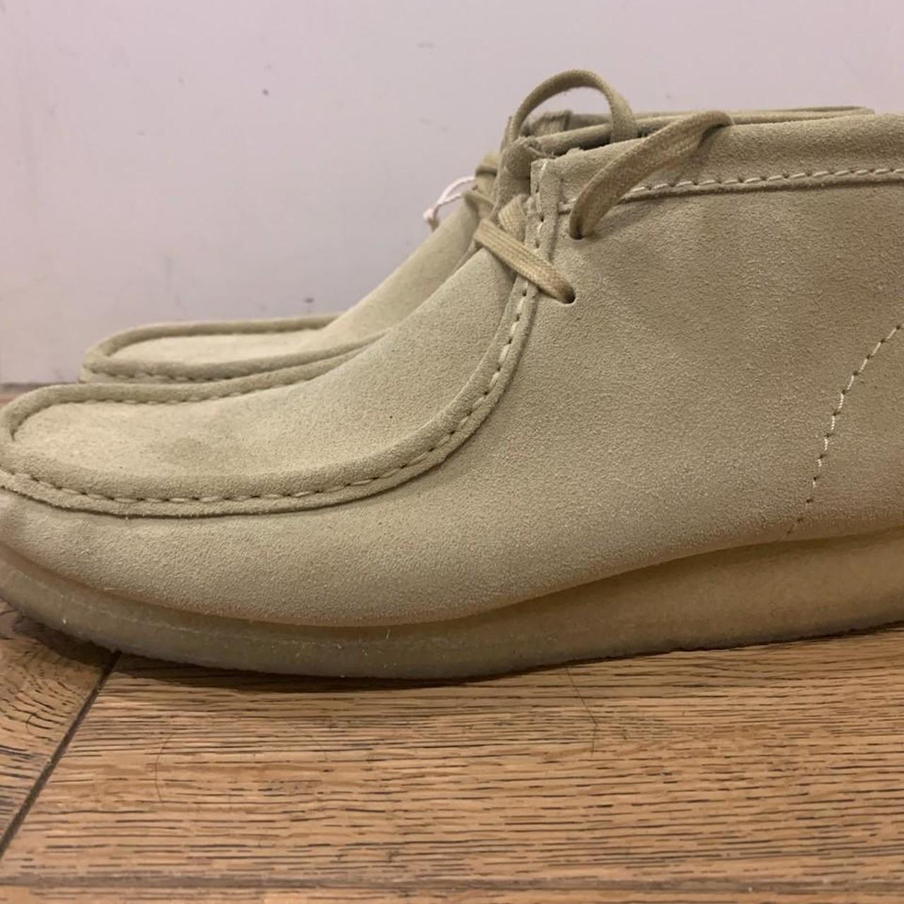 Clark Wallabees US 10 size. Colour Maple Suede. They... - Depop