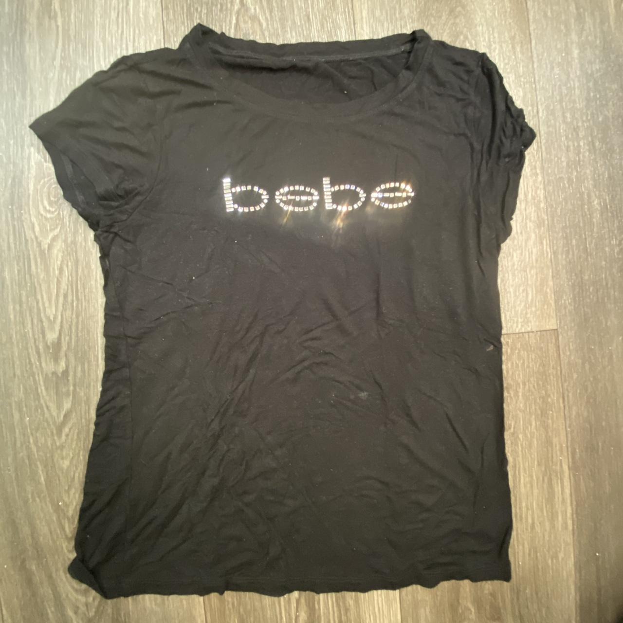 Vintage Bebe Tee ——— •not stained it’s just the... - Depop