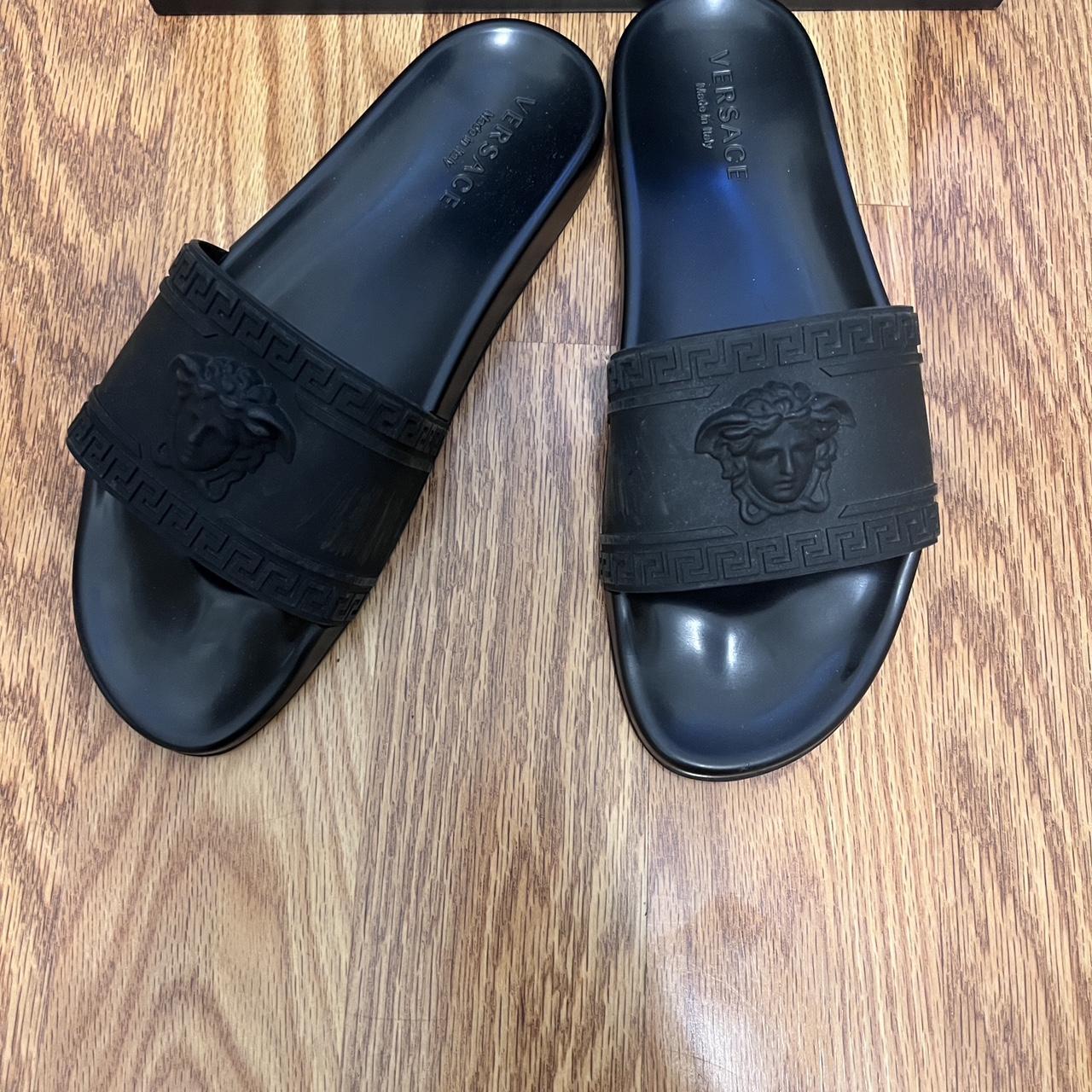 Versace Men’s La Medusa Slide Sandals - Depop