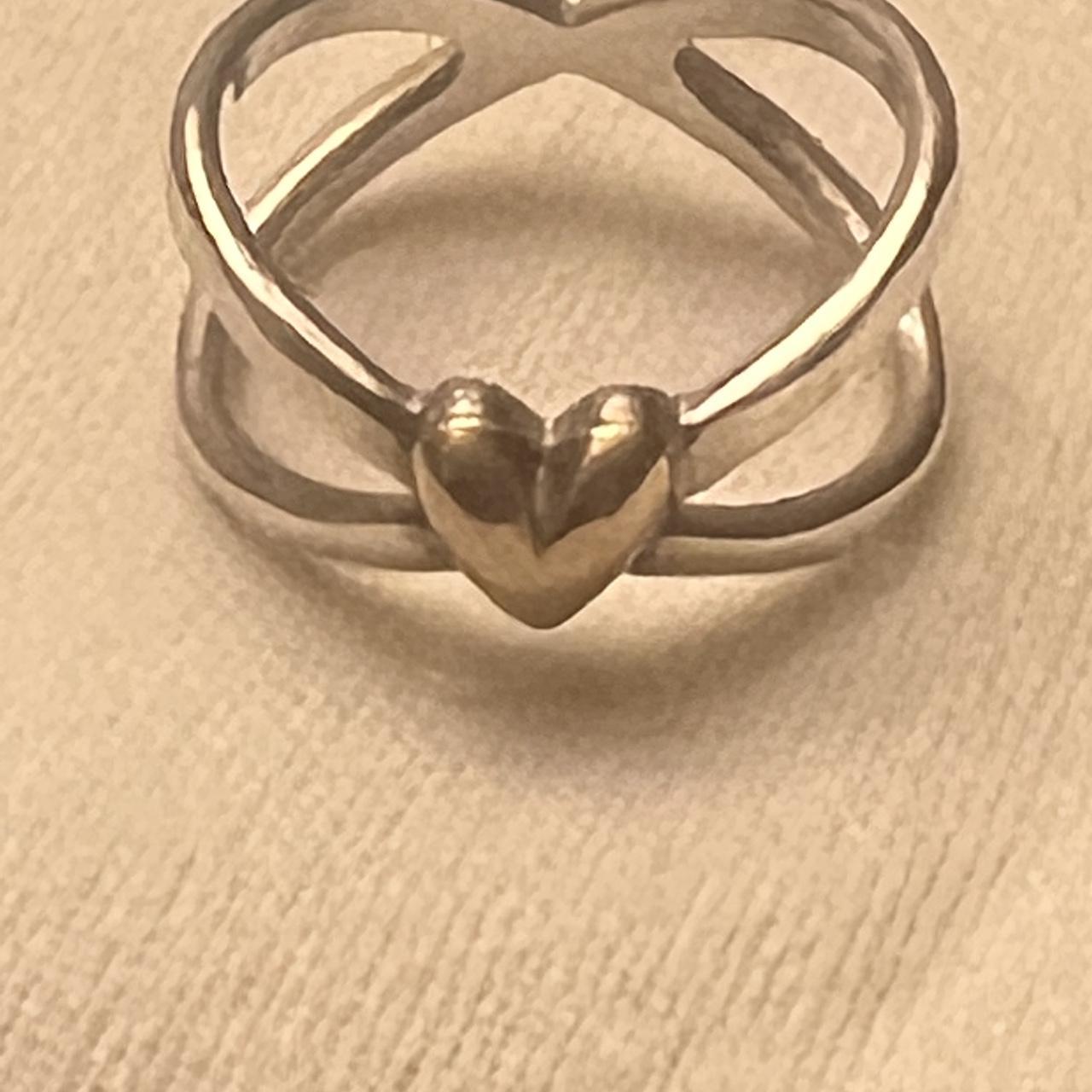 James Avery silver and copper ring Two tone criss... - Depop