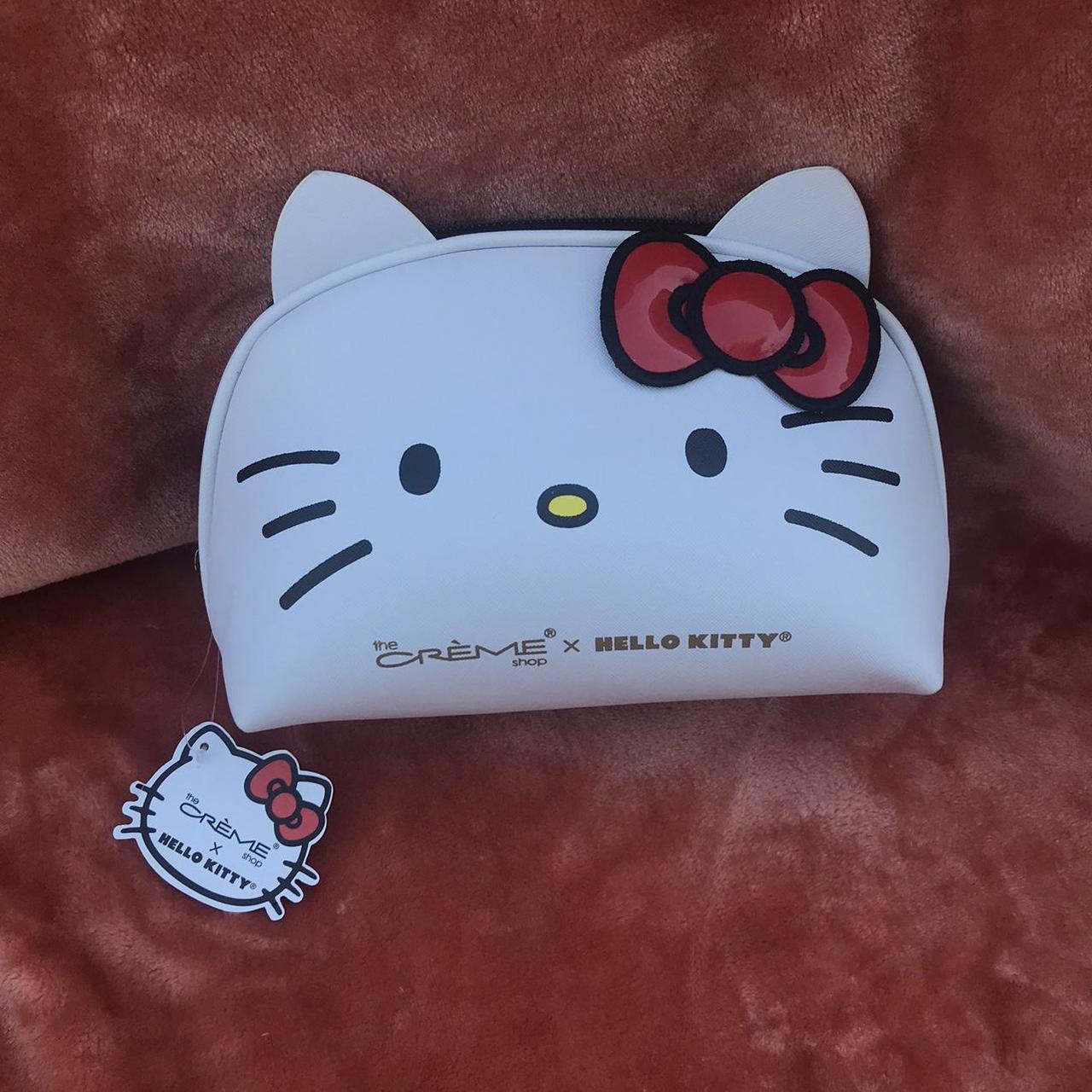 Brand new with tags! Creme x Hello Kitty makeup bag!... - Depop