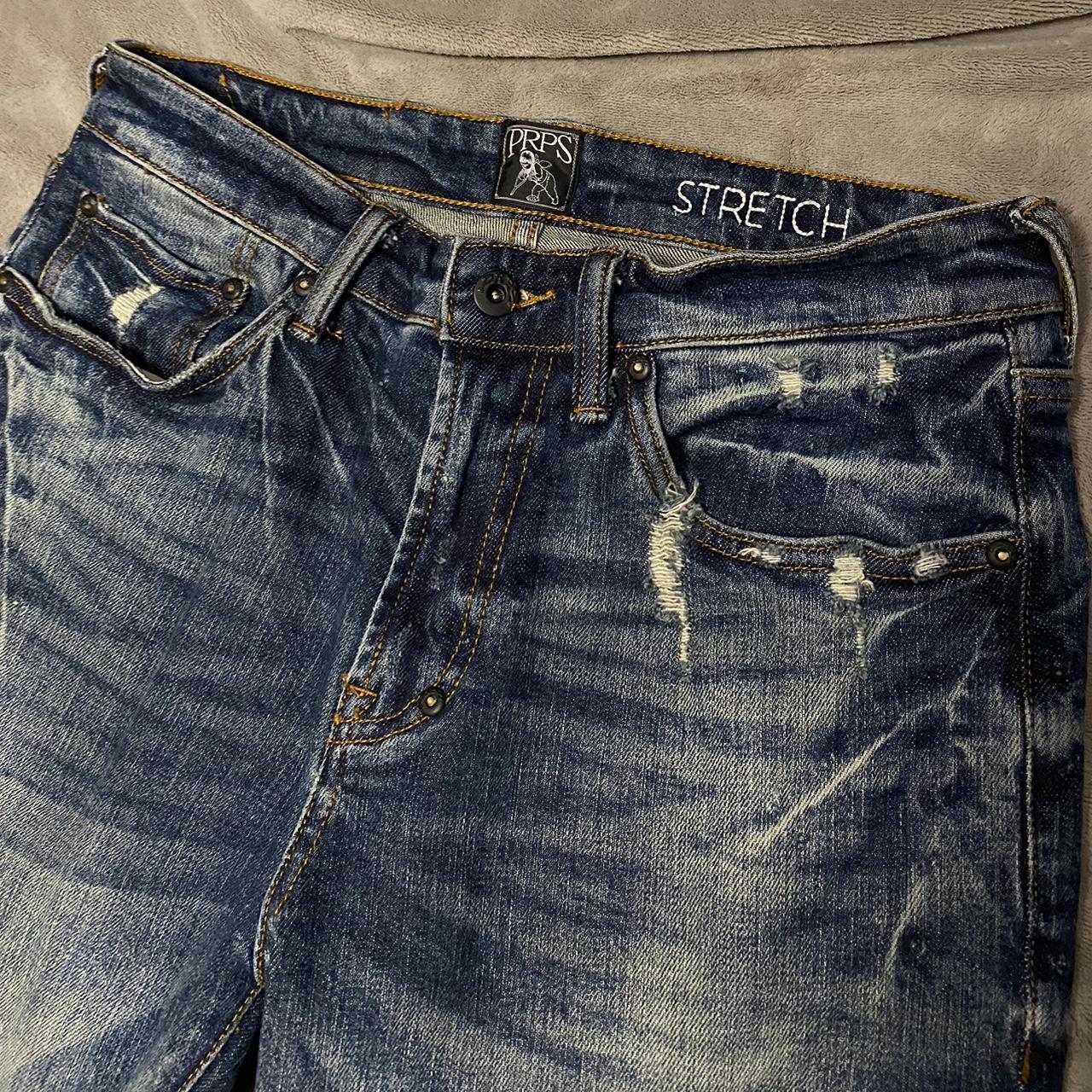PRPS - Windsor washed blue distressed denim skinny... - Depop