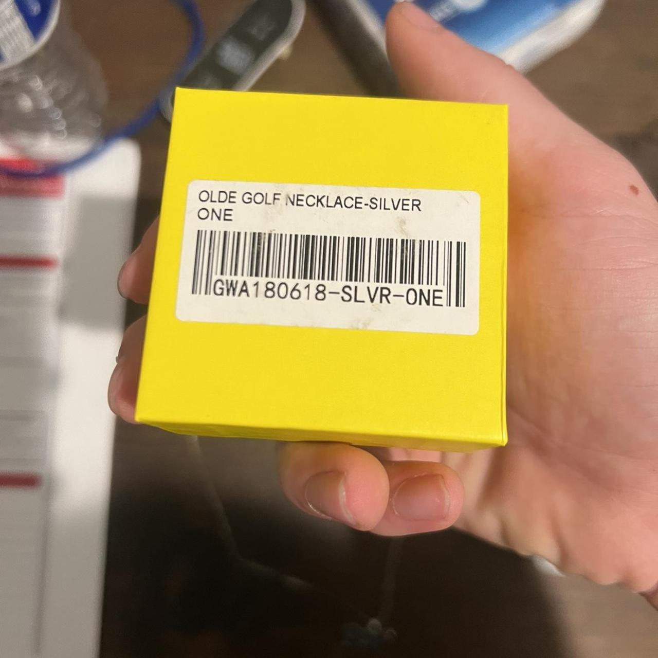 golf wang chain w pendant and og box used still... - Depop