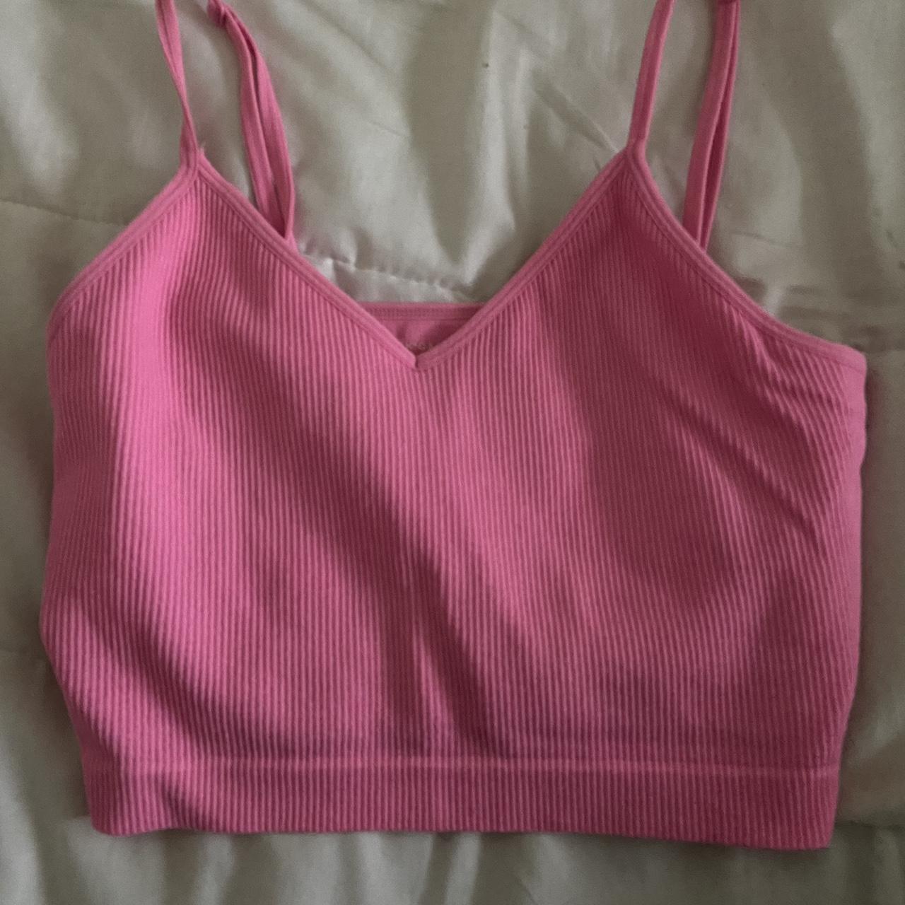 Pink Primark Crop Top - Depop
