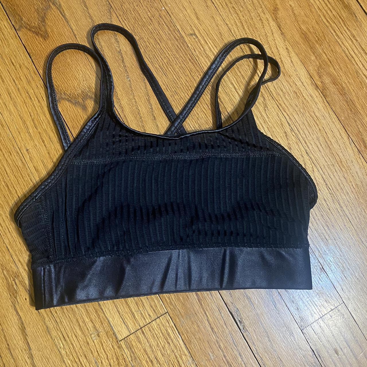 Alala stylish sports bra with crossed straps in size... - Depop