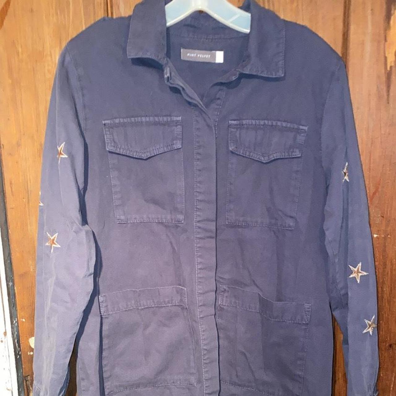 Mint Velvet Jacket with Star Detail size 12! - Depop