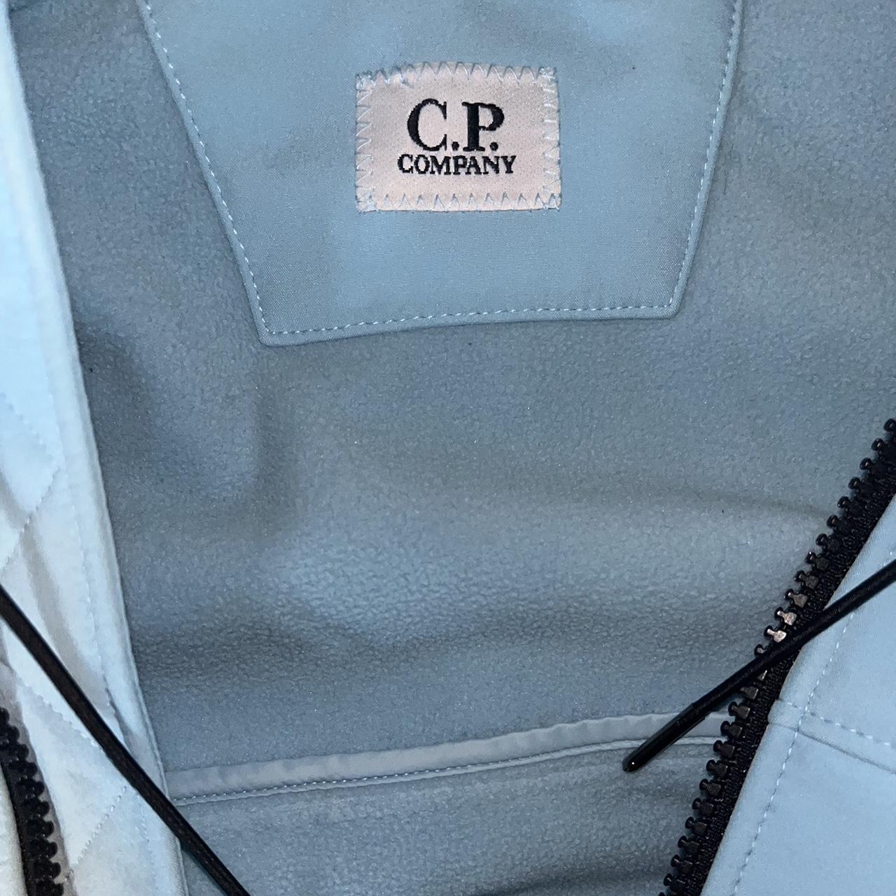 MEDIUM LIGHT BLUE SOFTSHELL GOGGLED JACKET CP... - Depop