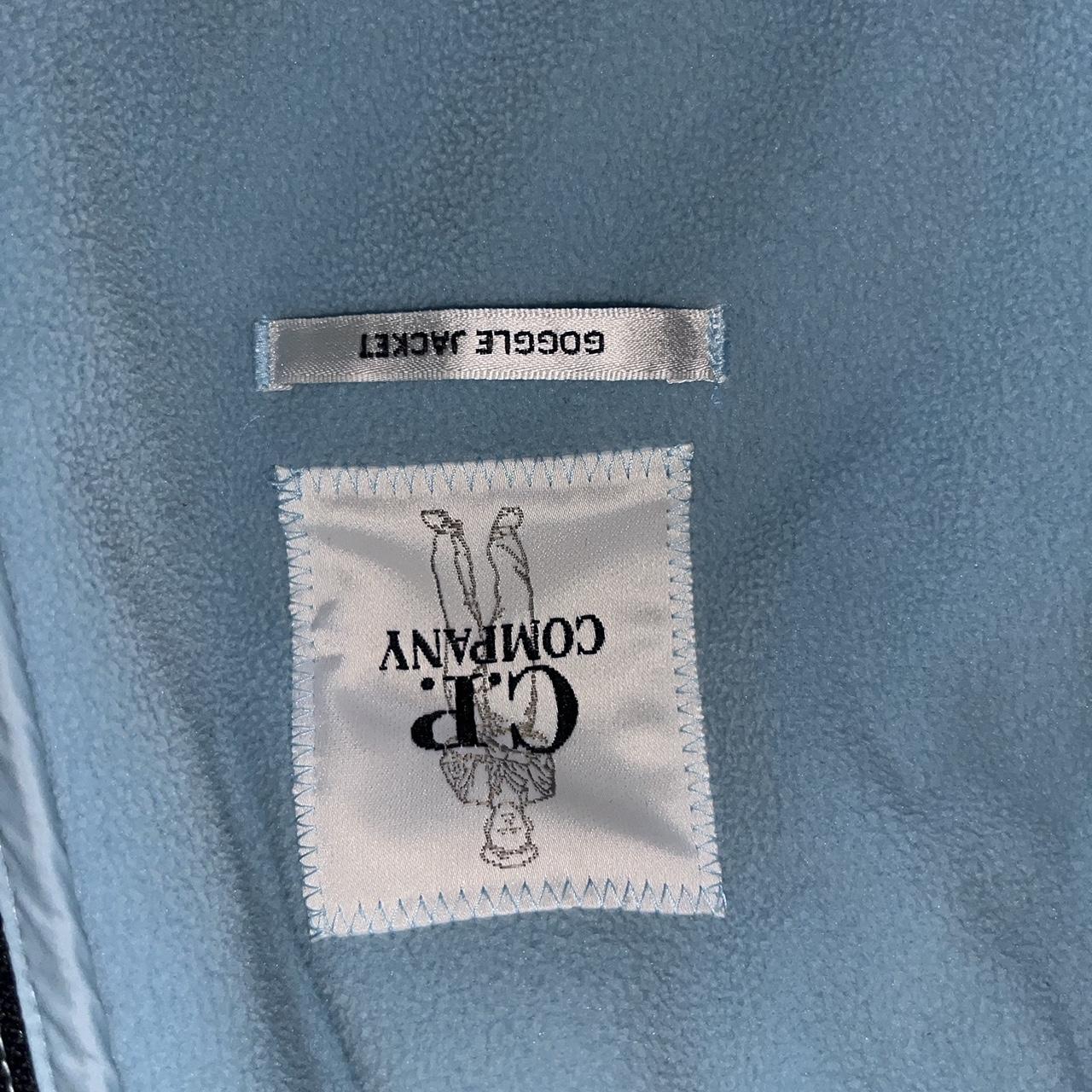 MEDIUM LIGHT BLUE SOFTSHELL GOGGLED JACKET CP... - Depop