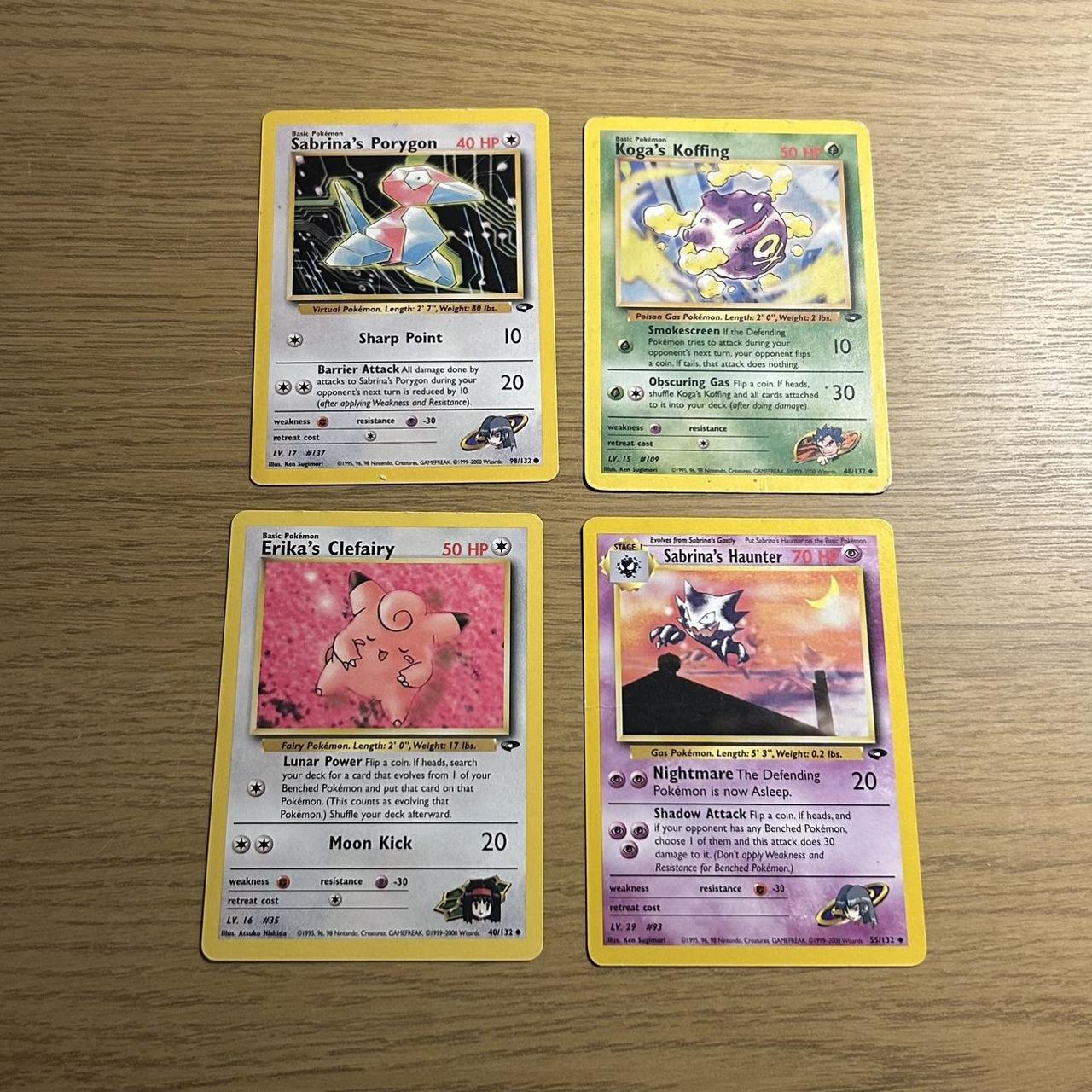 Pokemon trading cards. Gym Challenge collection.... - Depop