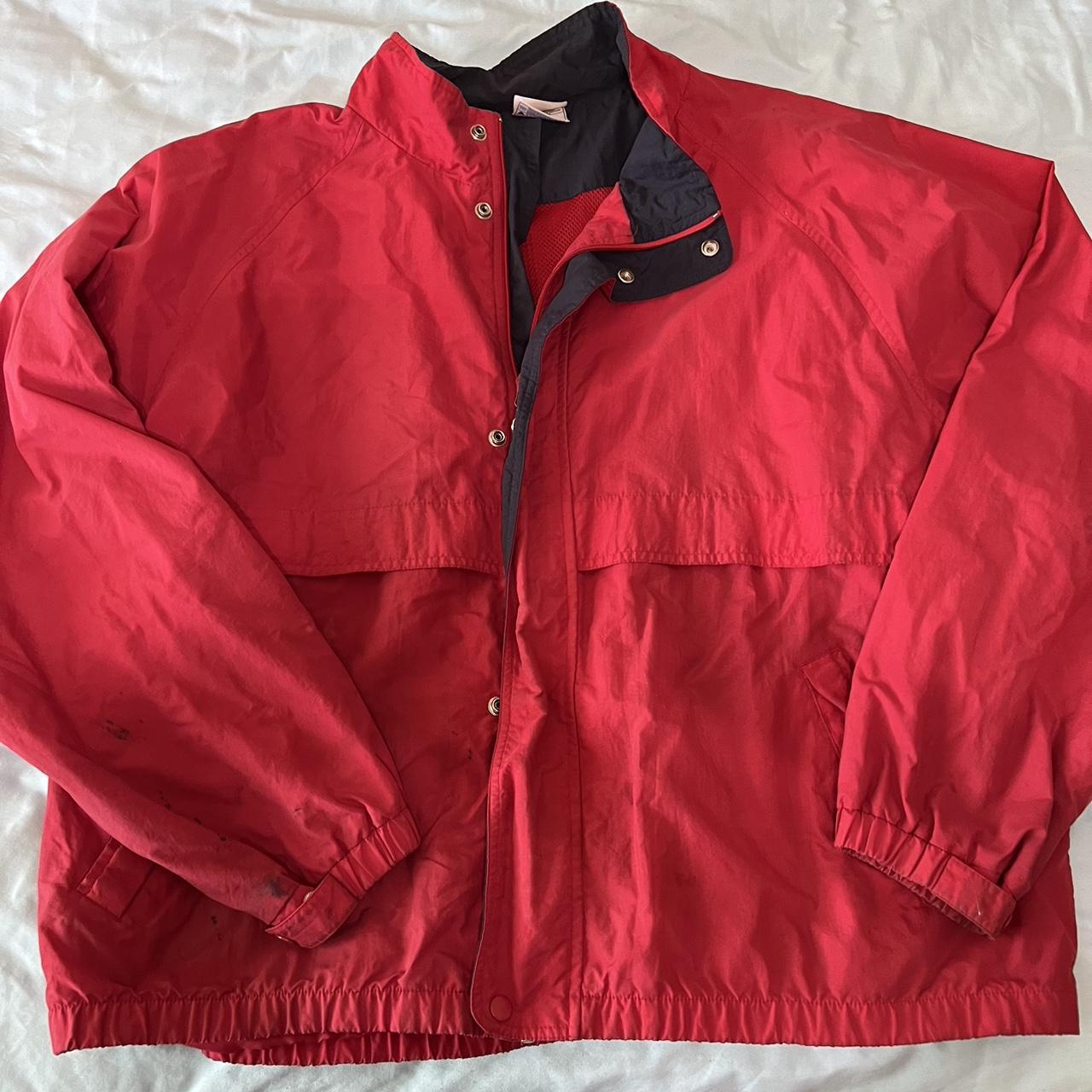 DEPOP PAYMENTS ONLY red dickies work jacket. bottom... - Depop