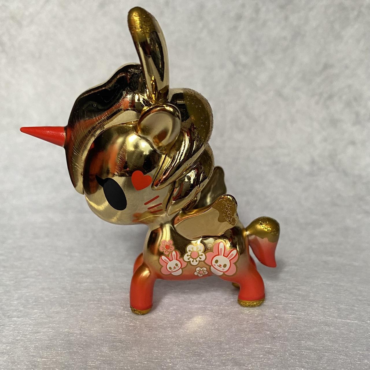 Gold & red Tokidoki Unicorno collectible #kidcore... - Depop