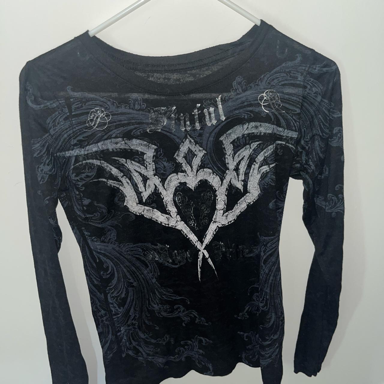 Sinful by affliction long sleeve shirt. Everything... - Depop