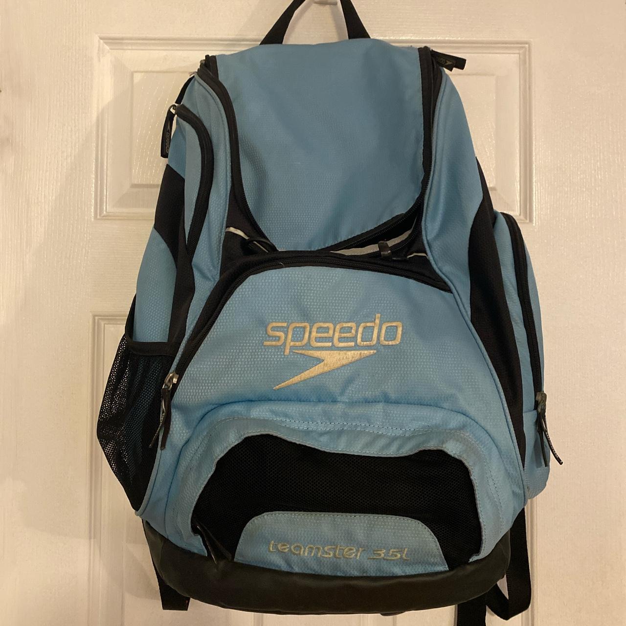 Light blue speedo swim bag😊 Lightly used Originally... - Depop