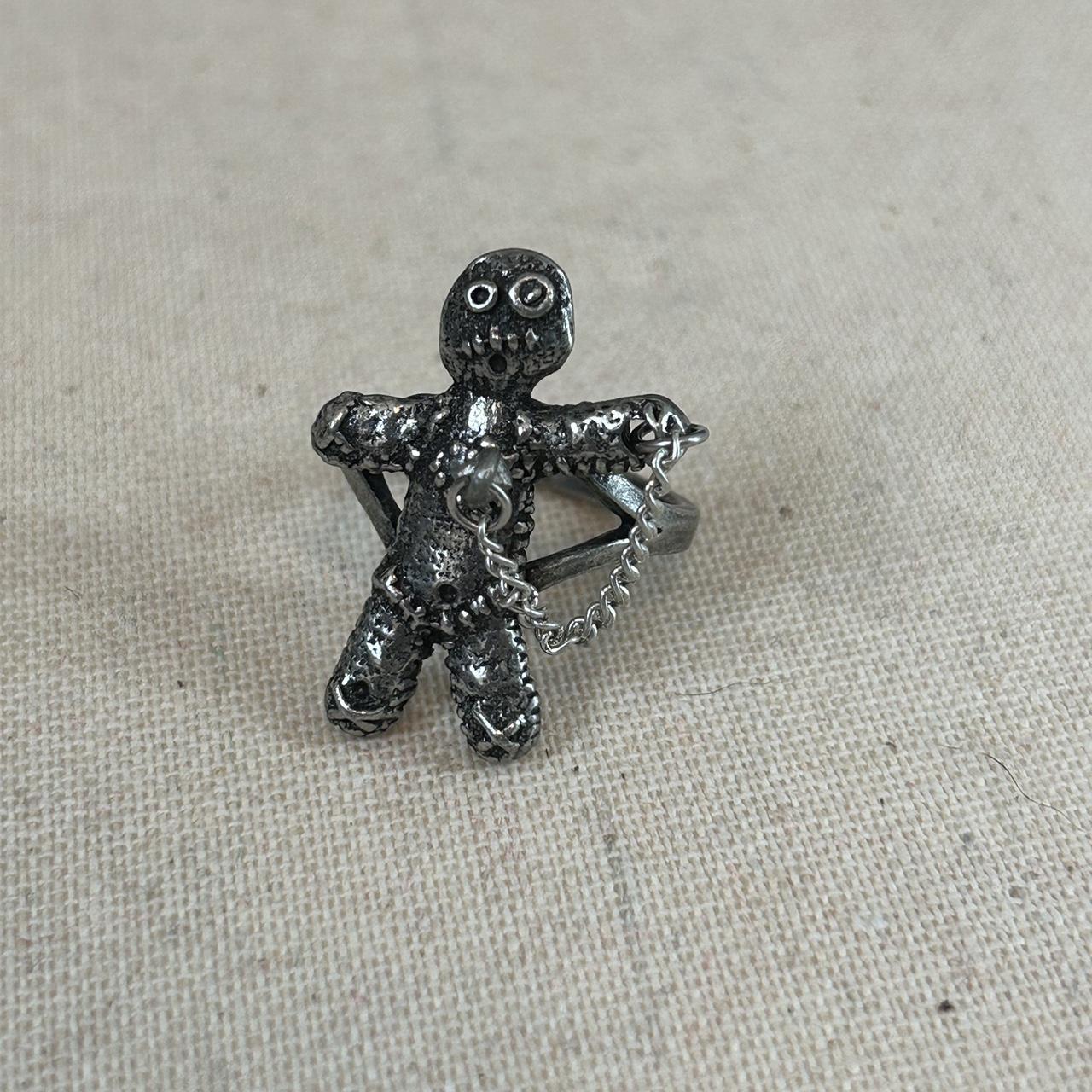 voodoo doll ring from the Medieval Torture Museum... - Depop