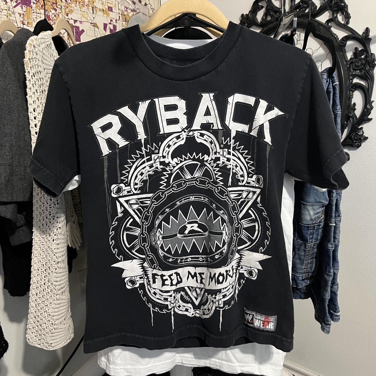 WWE Ryback Tee Fits kind of cropped Cool graphics... - Depop