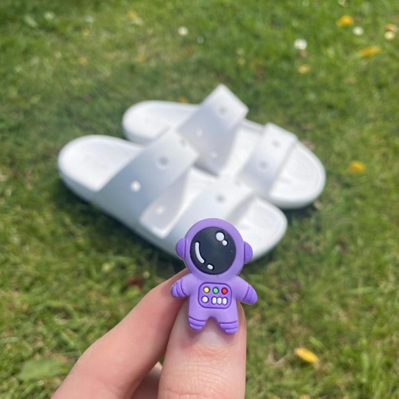 Purple Astronaut Croc Charm 💎 Single Charm. Fits... - Depop