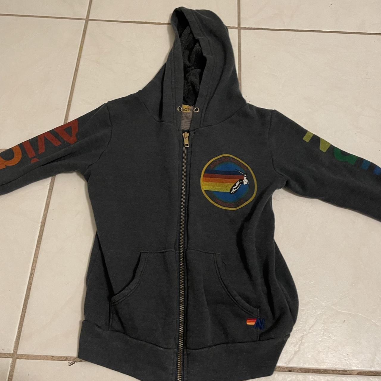 Super cute Aviator nation zip up. Soo comfy - Depop