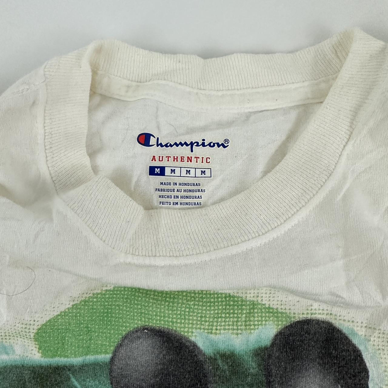 Disney Preloved Mickey Cartoon T-Shirt | White | M |... - Depop