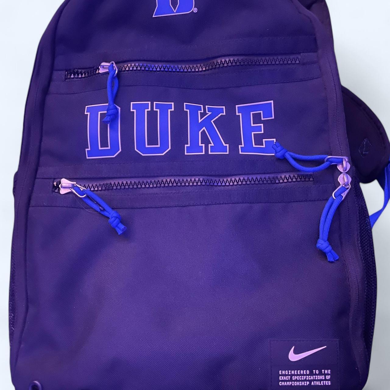 Blue Nike Duke backpack #DukeUniversity | Depop