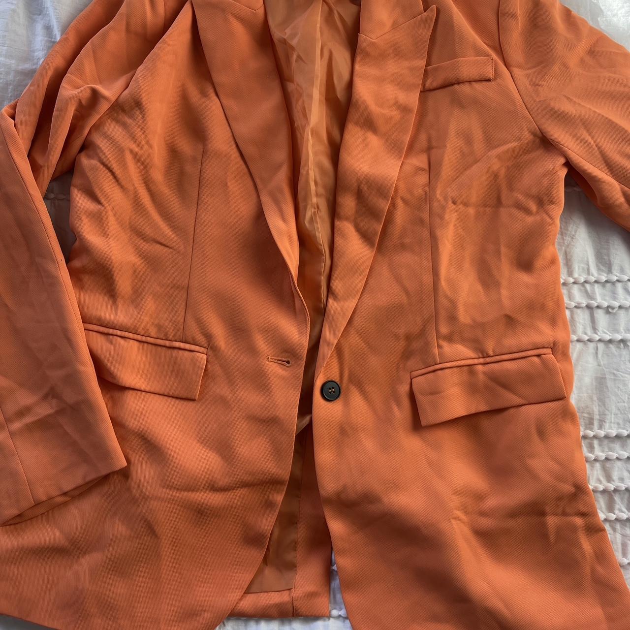 FORE orange oversized blazer - Depop