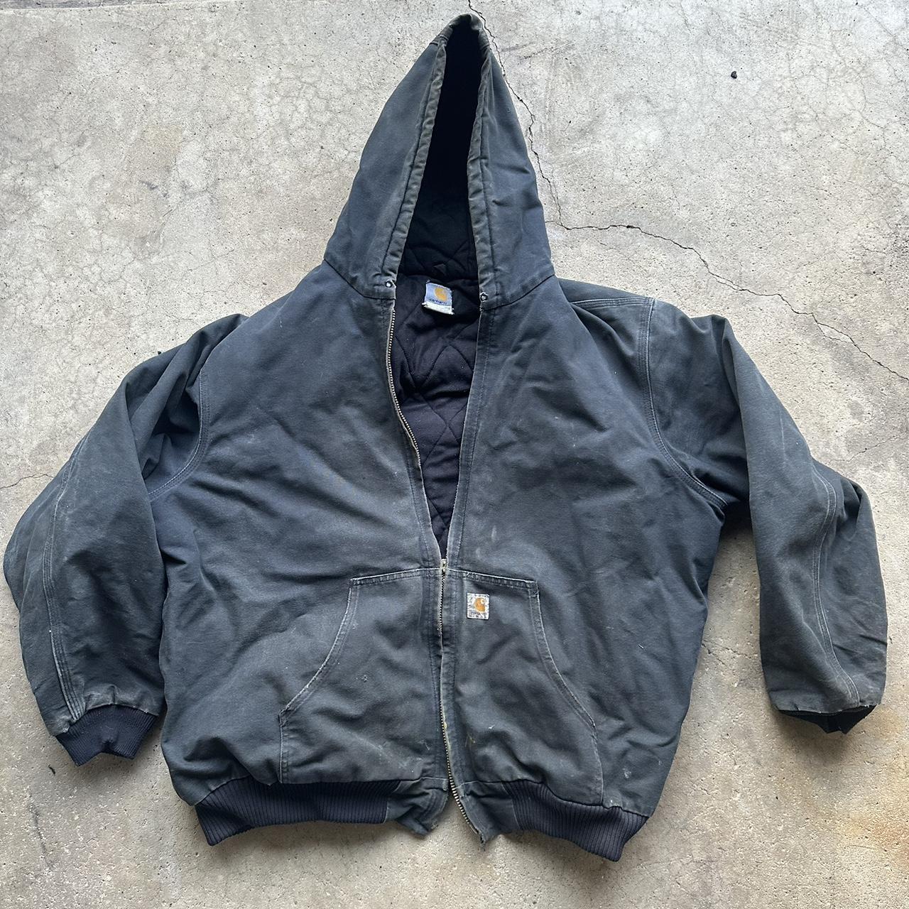 Carhartt Jacket Men's 3XLT Tall Black J140 Quilted... - Depop