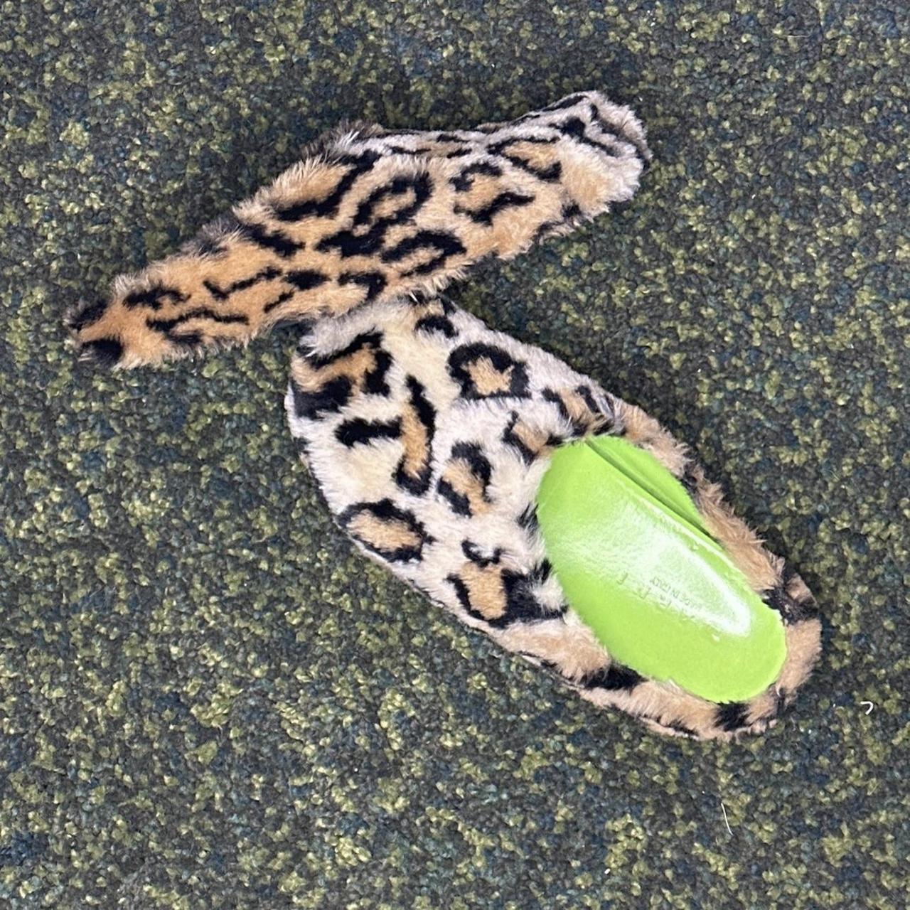 Marni Leopard Faux Fur Fussbett Slip On... - Depop