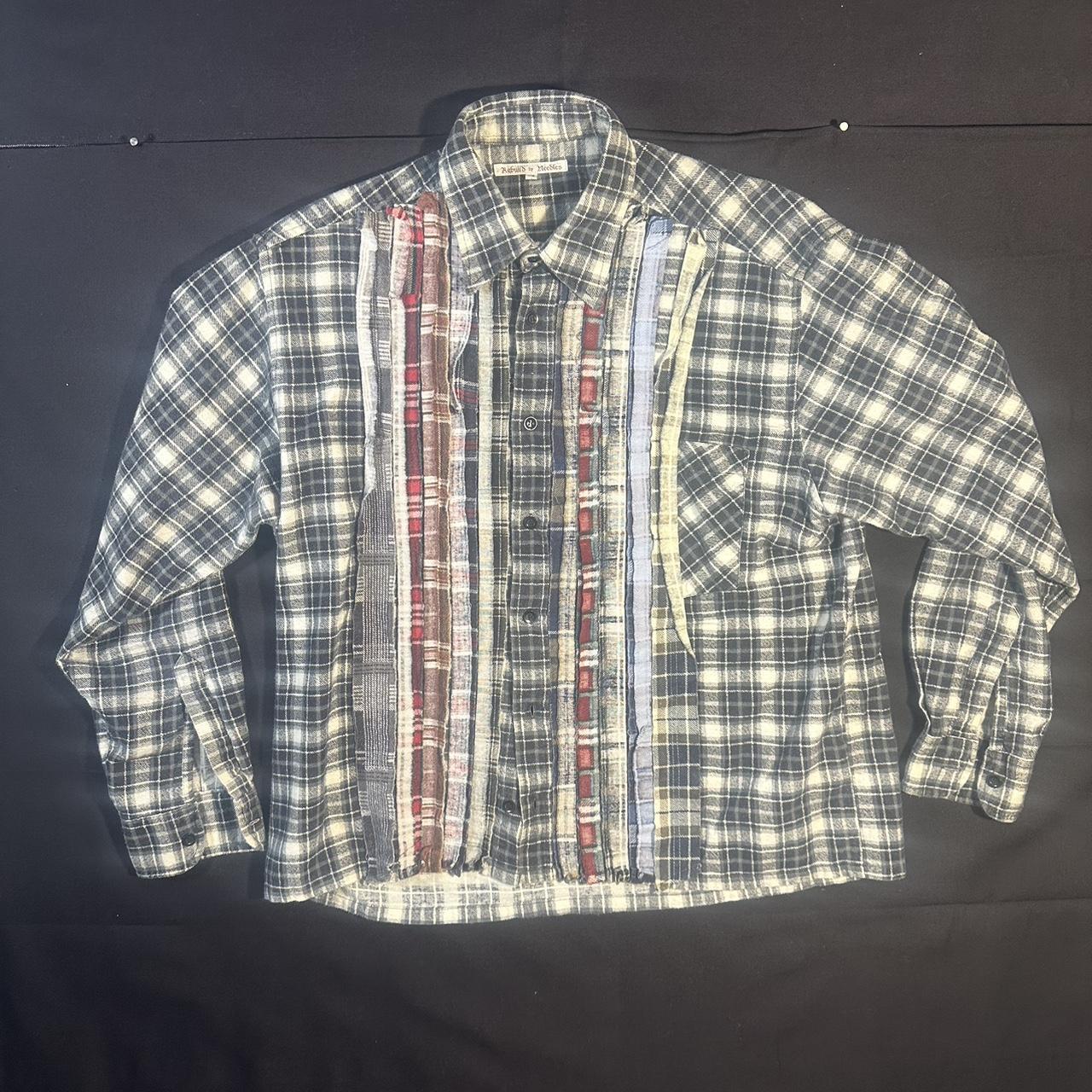 Rebuilt Flannel Shirt NEEDLES looked to reimagine... - Depop