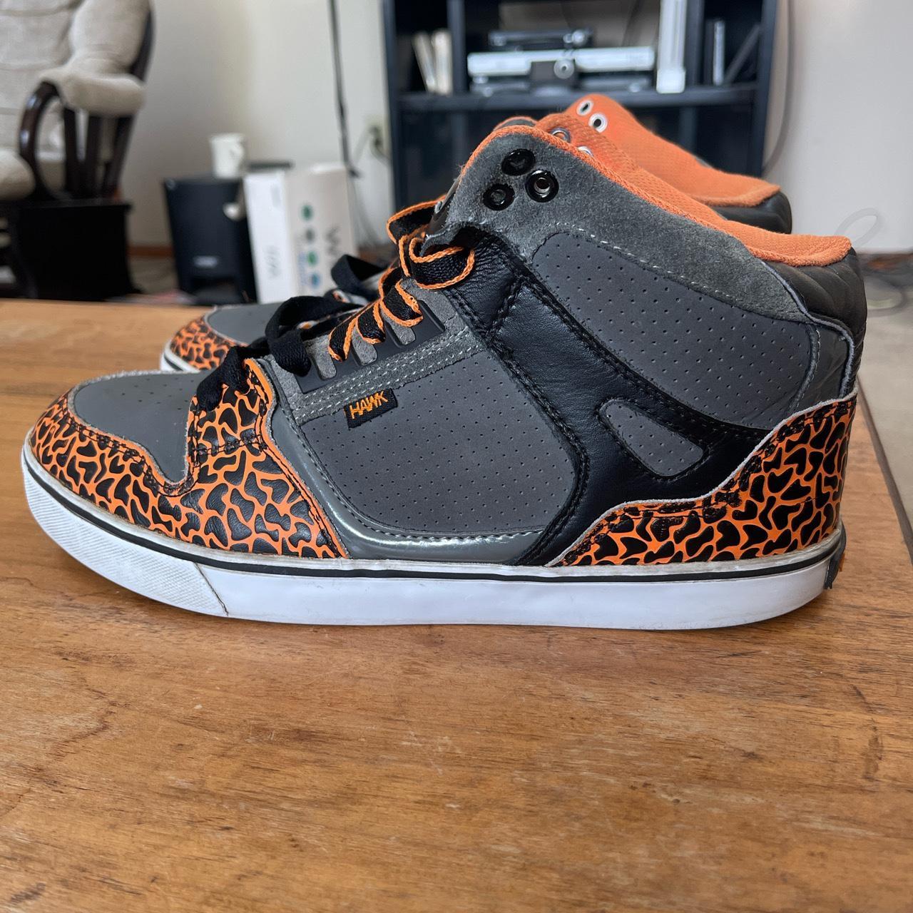 Hawk shoes leopard print from 2013. size 10 1/2 used... - Depop