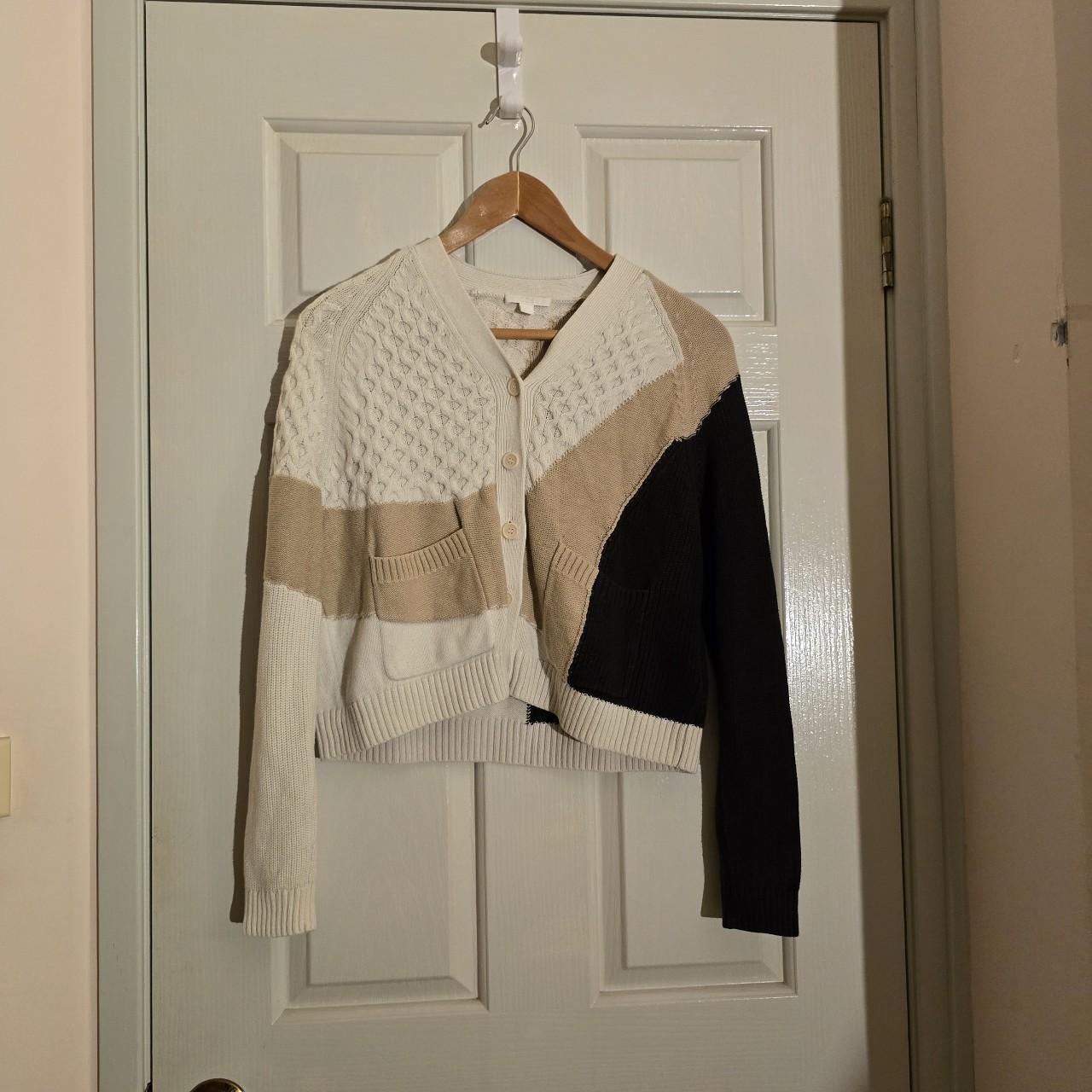 cos cropped cardigan, xs 68% cotton 30% wool 1%... - Depop