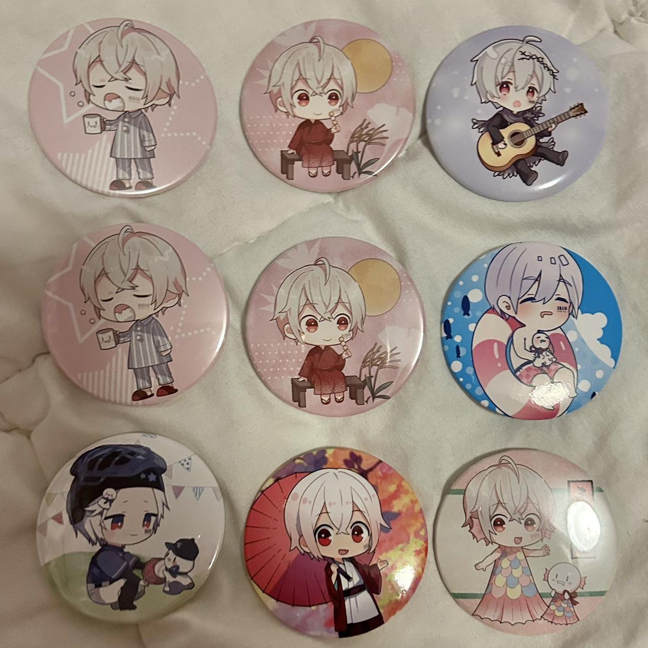 Mafumafu utaite Japanese singer jpop can badge set... - Depop