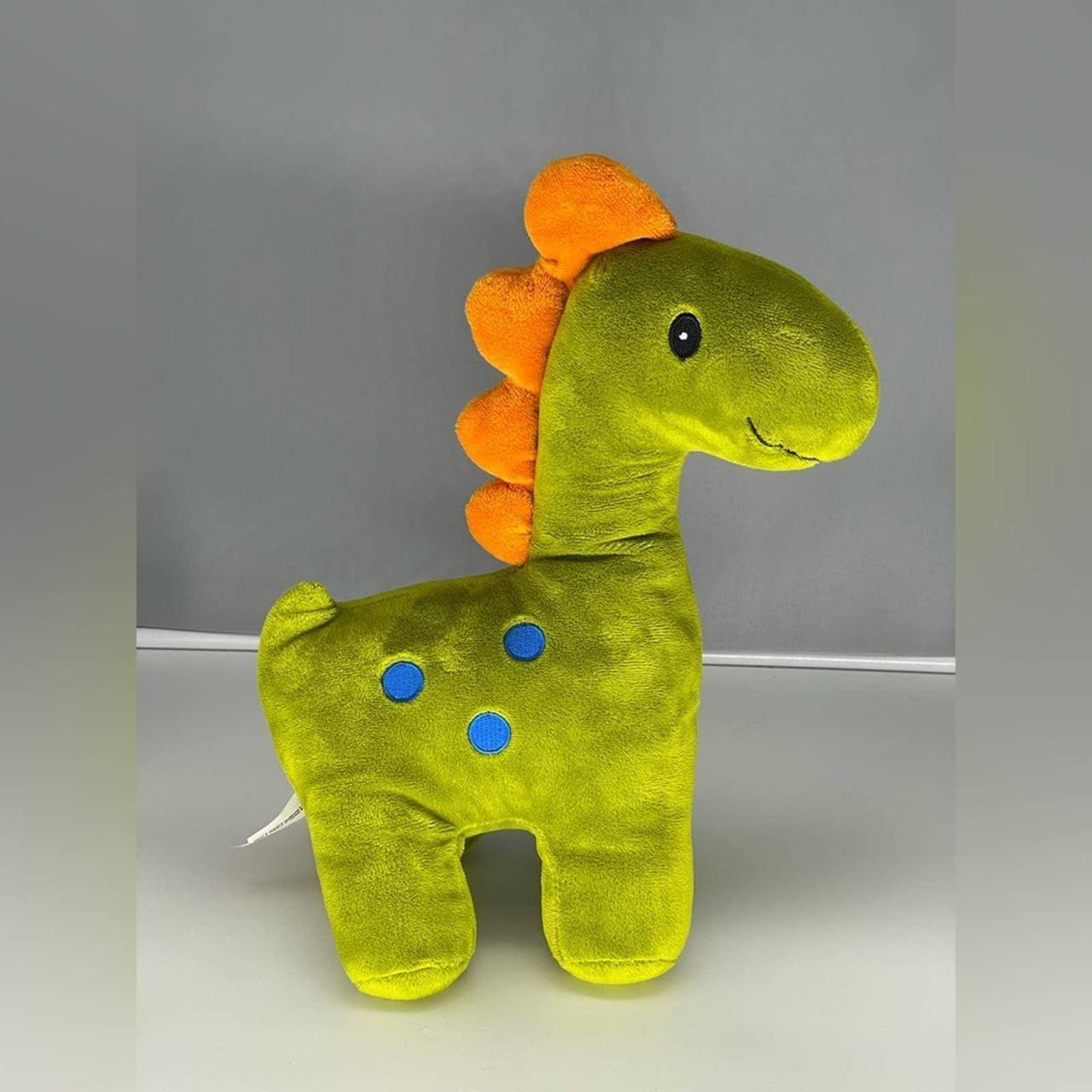 Gitzy 14 inch Baby Rattle Plush Green Orange. Depop