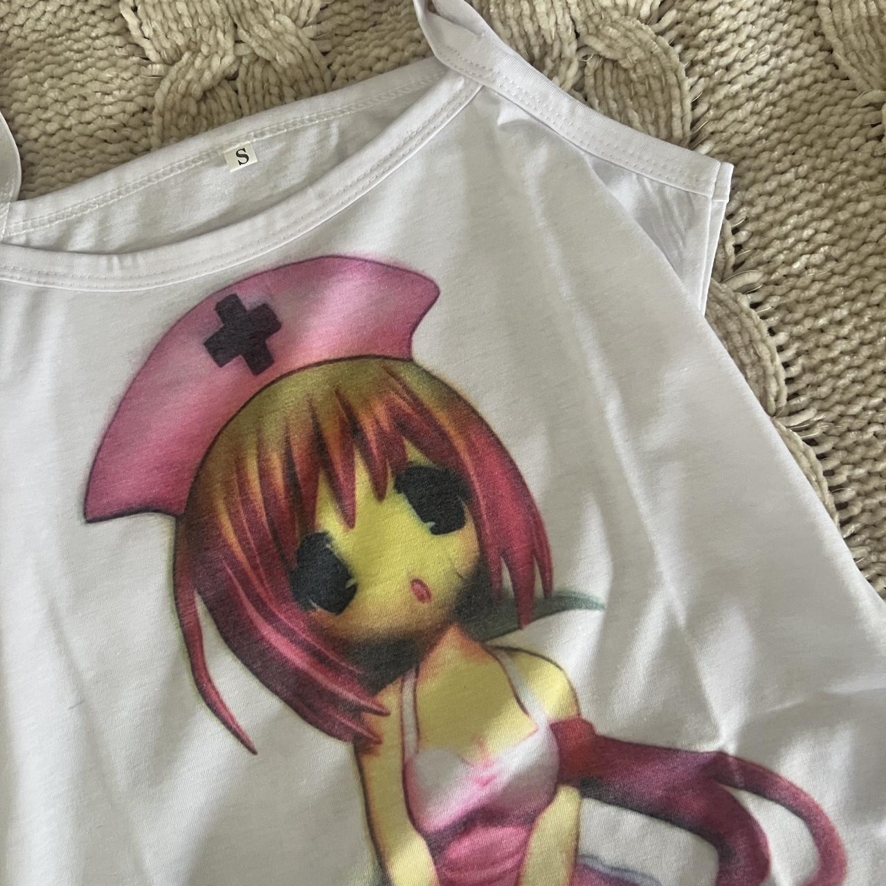 harajuku anime tank top super soft not weird... | Depop