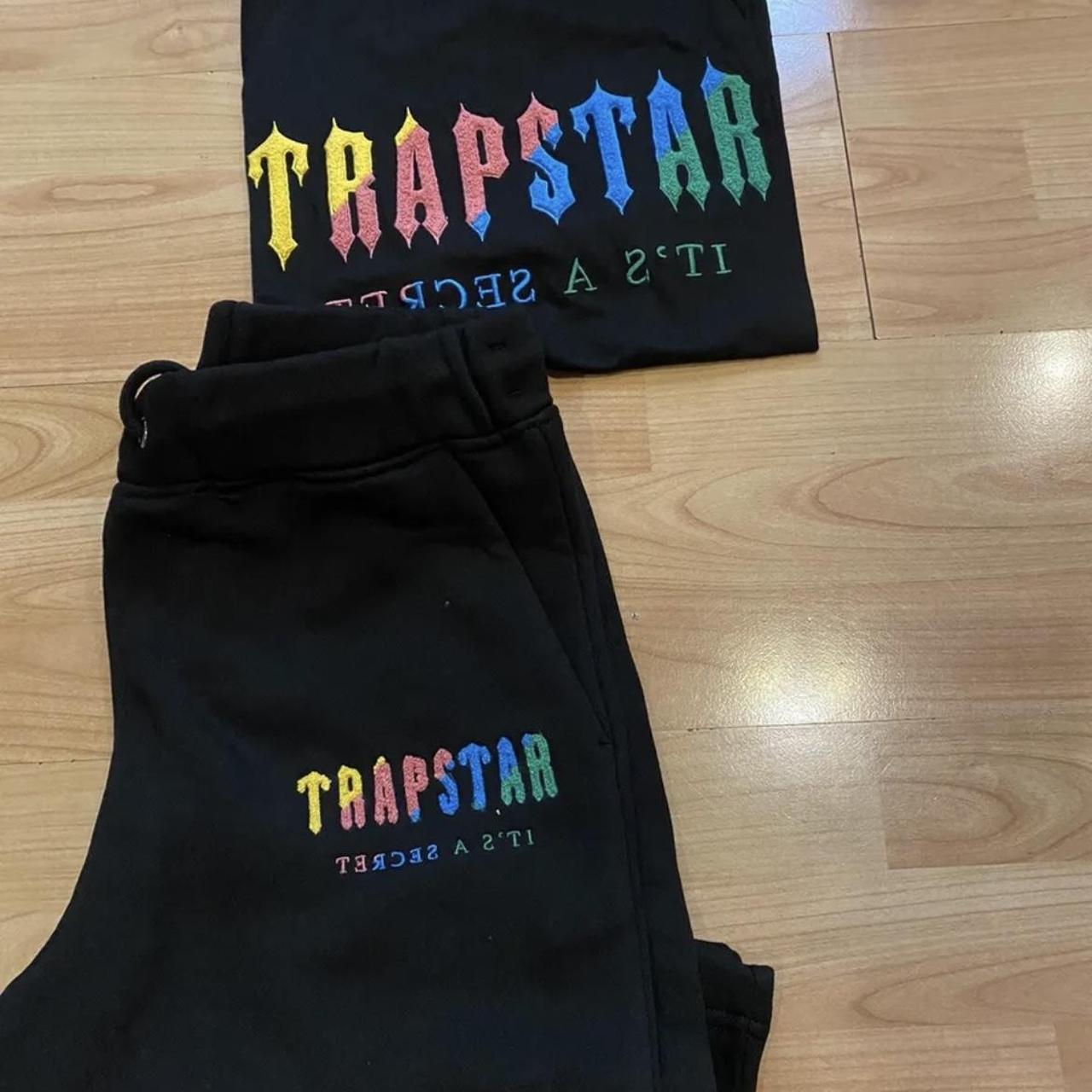 Trapstar black summer set T-shirt & Jogger - Depop