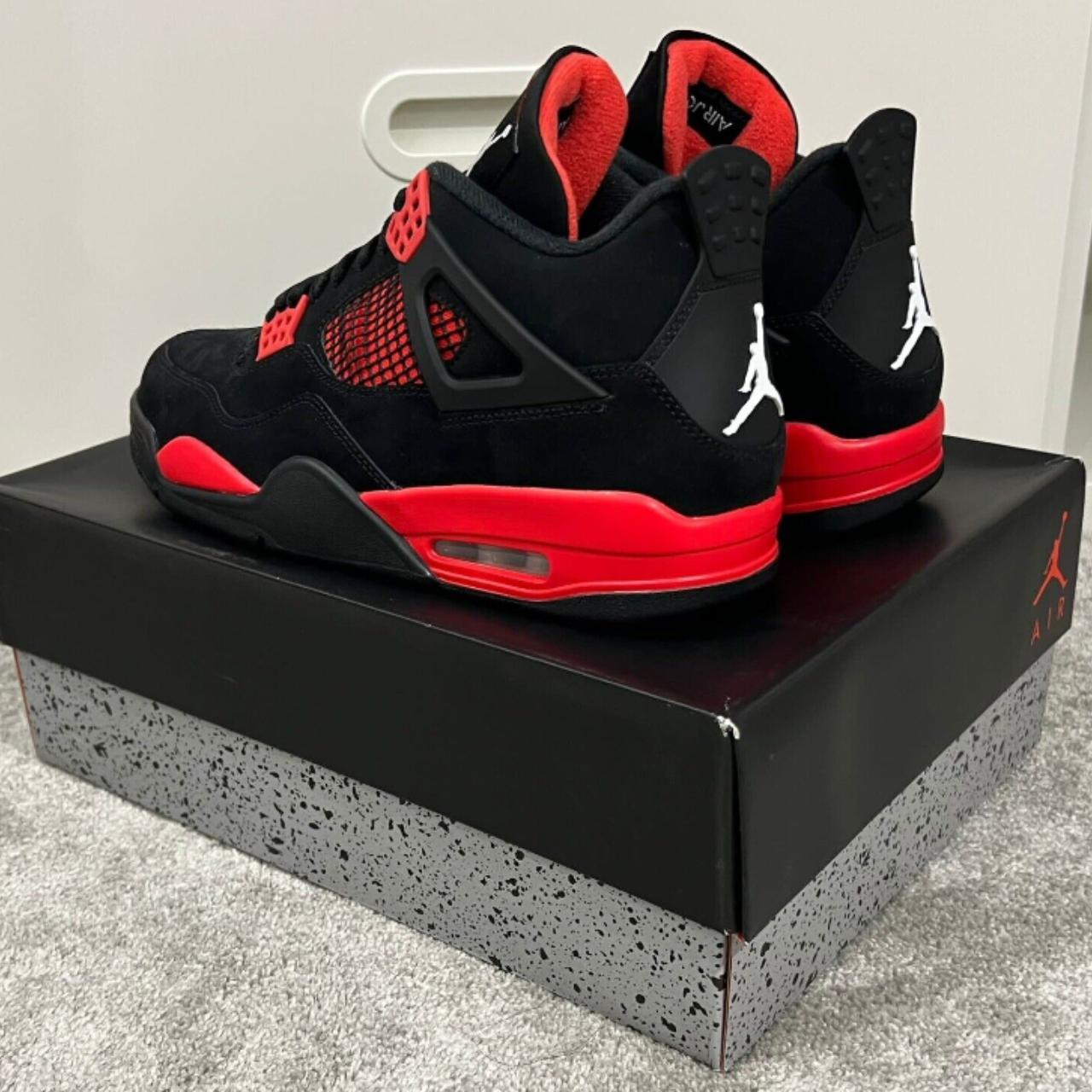 New Jordan 4 red thunders with box Best quality... - Depop